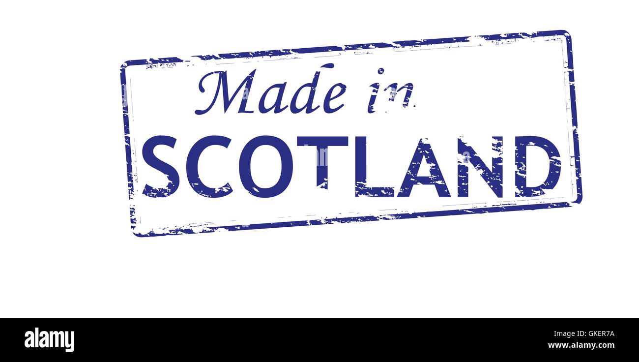 Made in Scotland Stock Vector Image & Art - Alamy