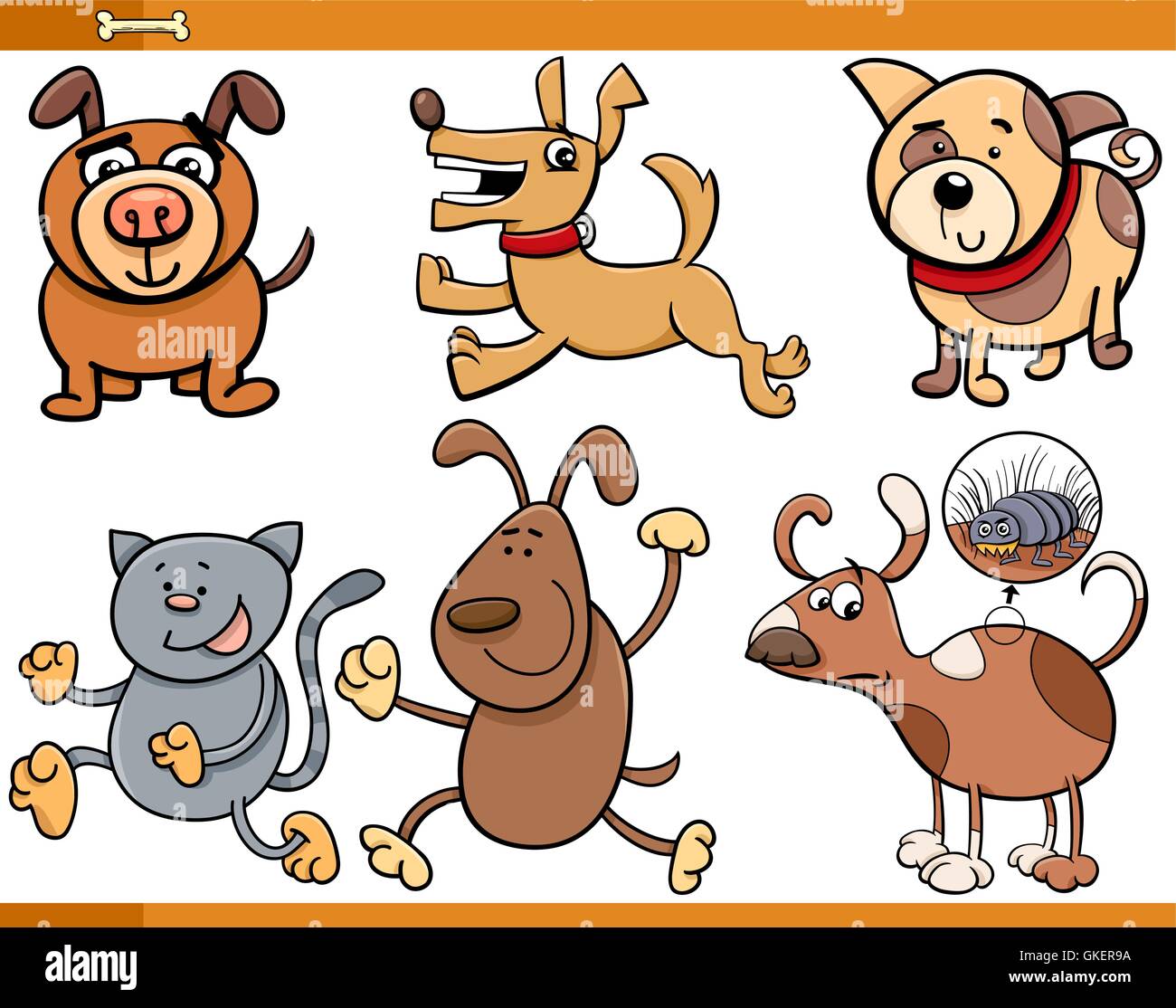 dogs characters cartoon set Stock Vector Image & Art - Alamy