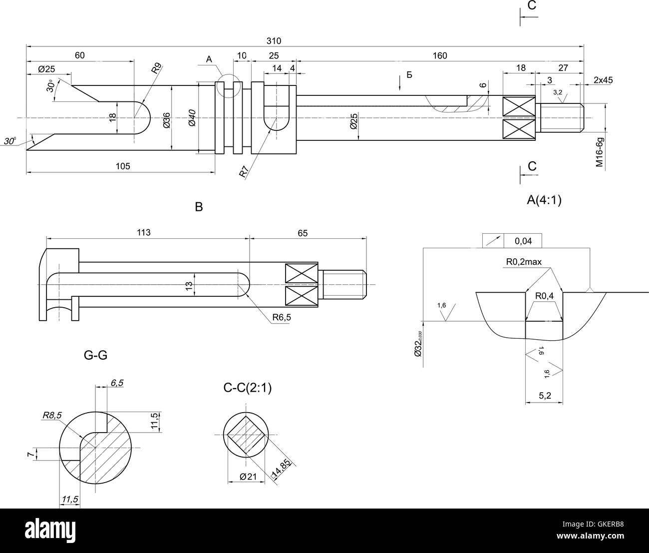 Sketch of different engineering elements Stock Vector Image & Art - Alamy
