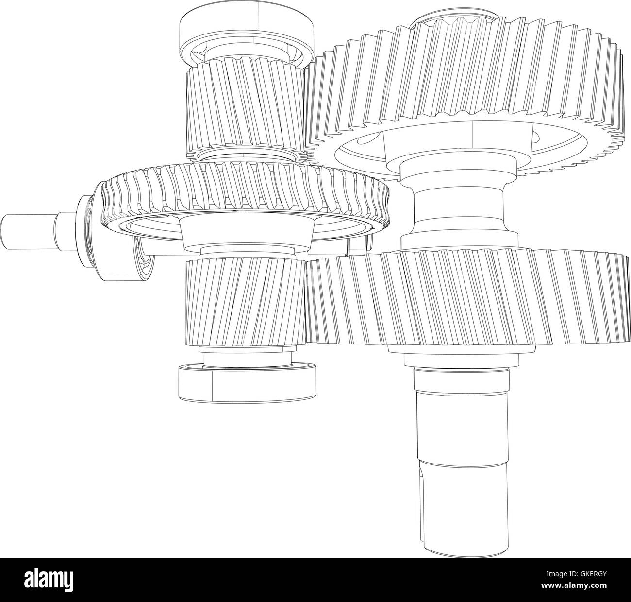 Helical line Stock Vector Images - Alamy