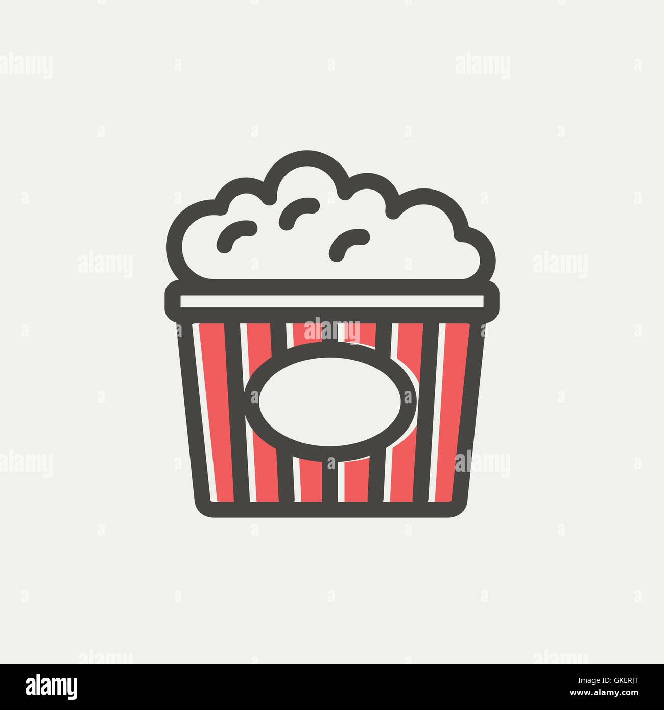 Pop corn cartoon hi-res stock photography and images - Alamy