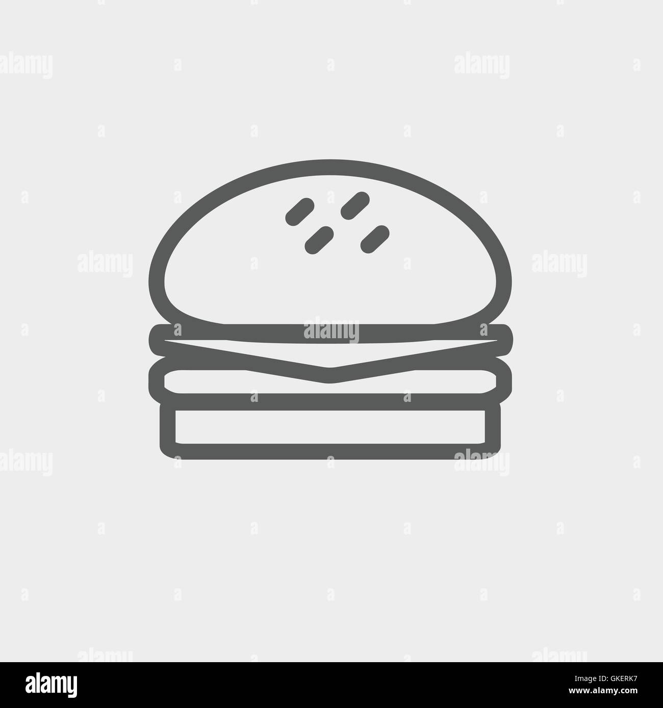 All american hamburger Stock Vector Images - Alamy