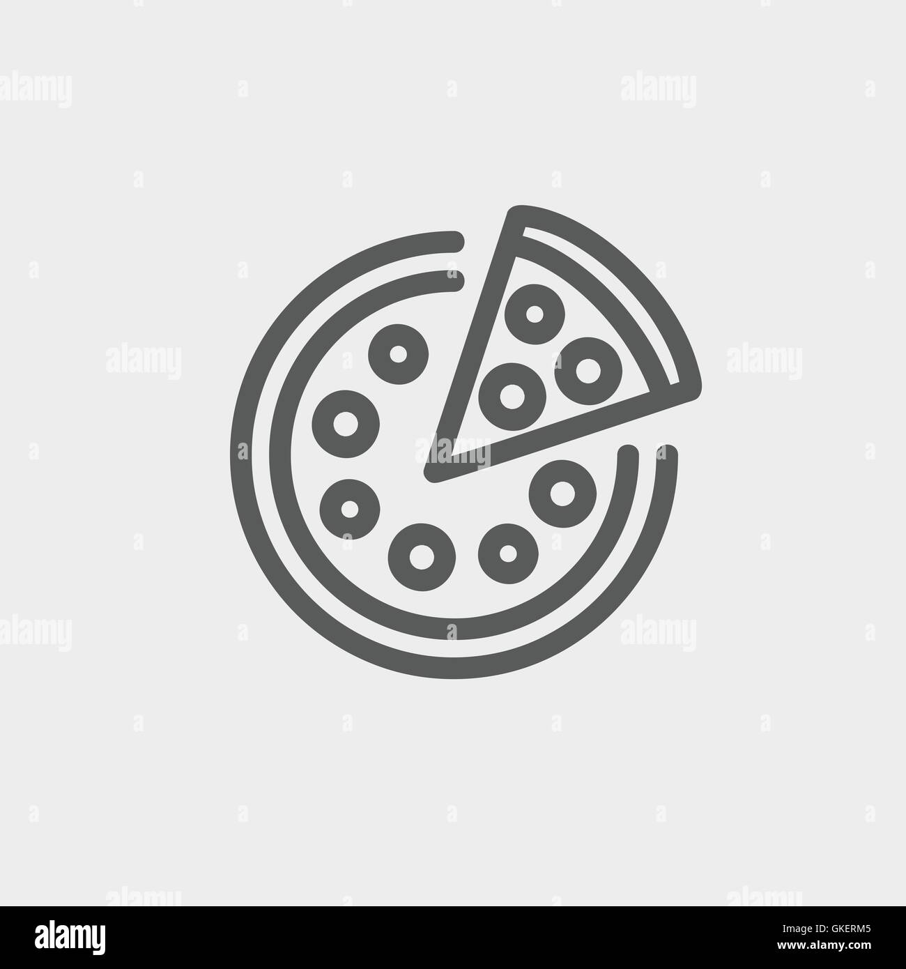 Italian cuisine line design Stock Vector Images - Alamy