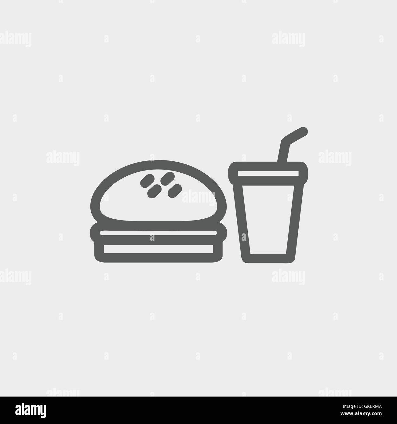 Restaurant fast food soda hi-res stock photography and images - Alamy