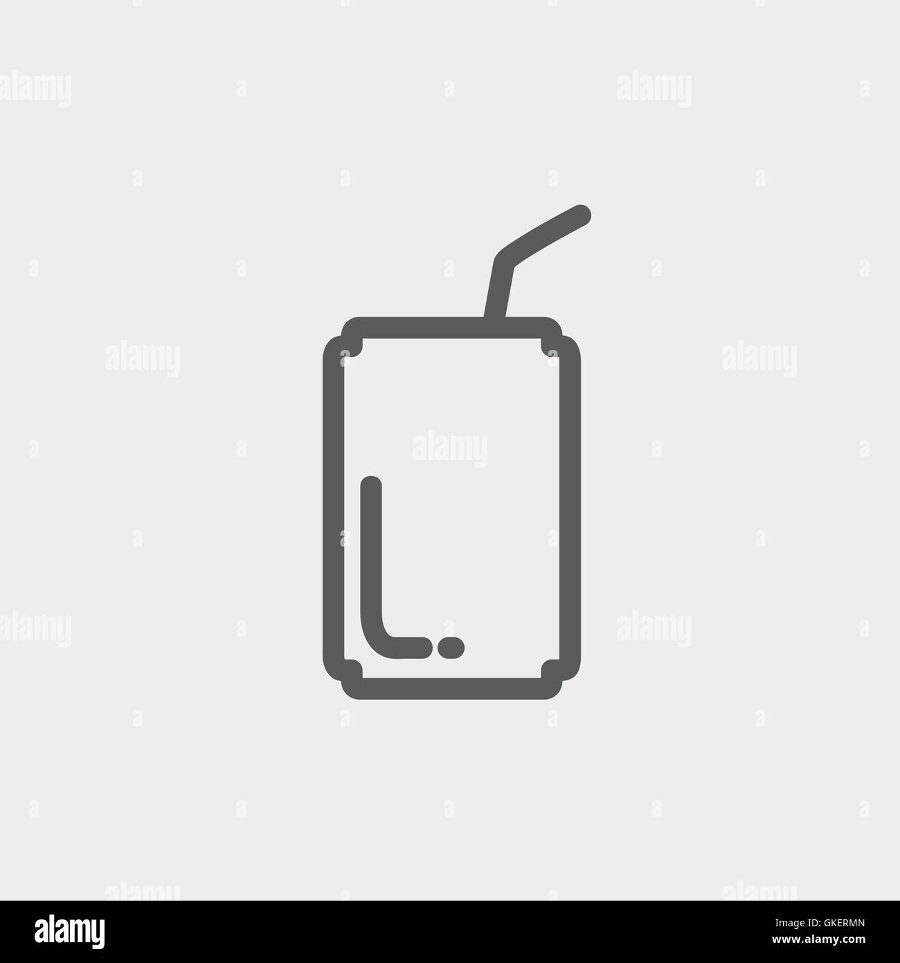 Soda straw lid Stock Vector Images - Alamy