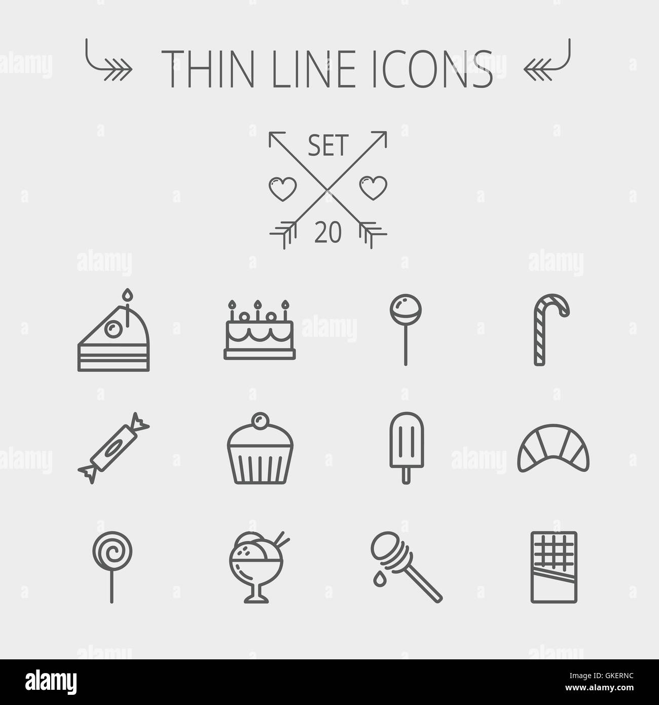 Salad bar vector Black and White Stock Photos & Images - Alamy