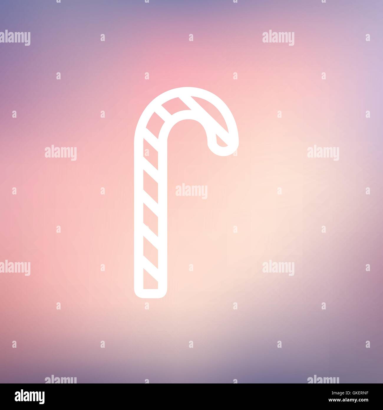 Red white striped traditional sign hi-res stock photography and images ...