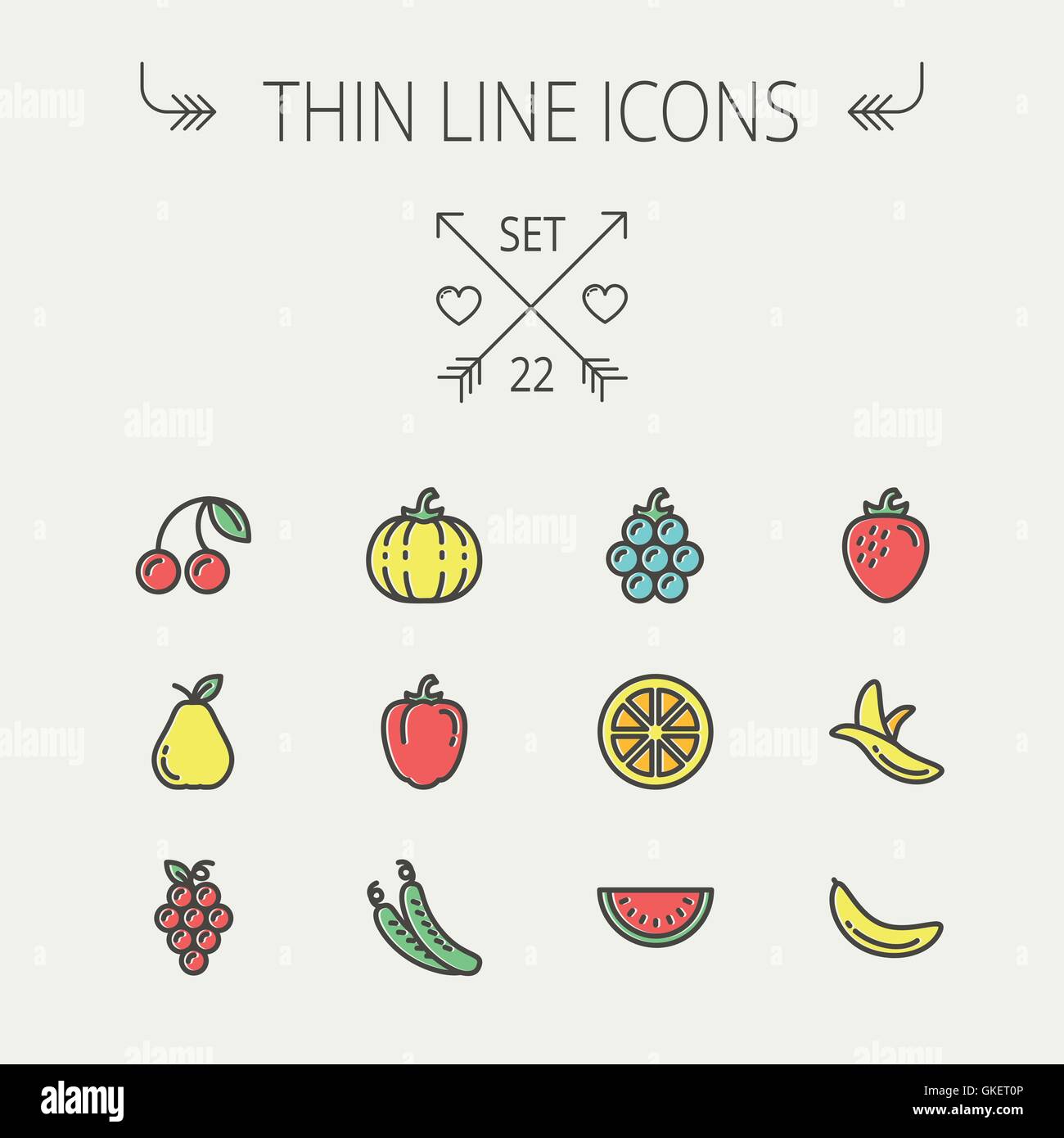 Food tomato icon outline Stock Vector Images - Alamy