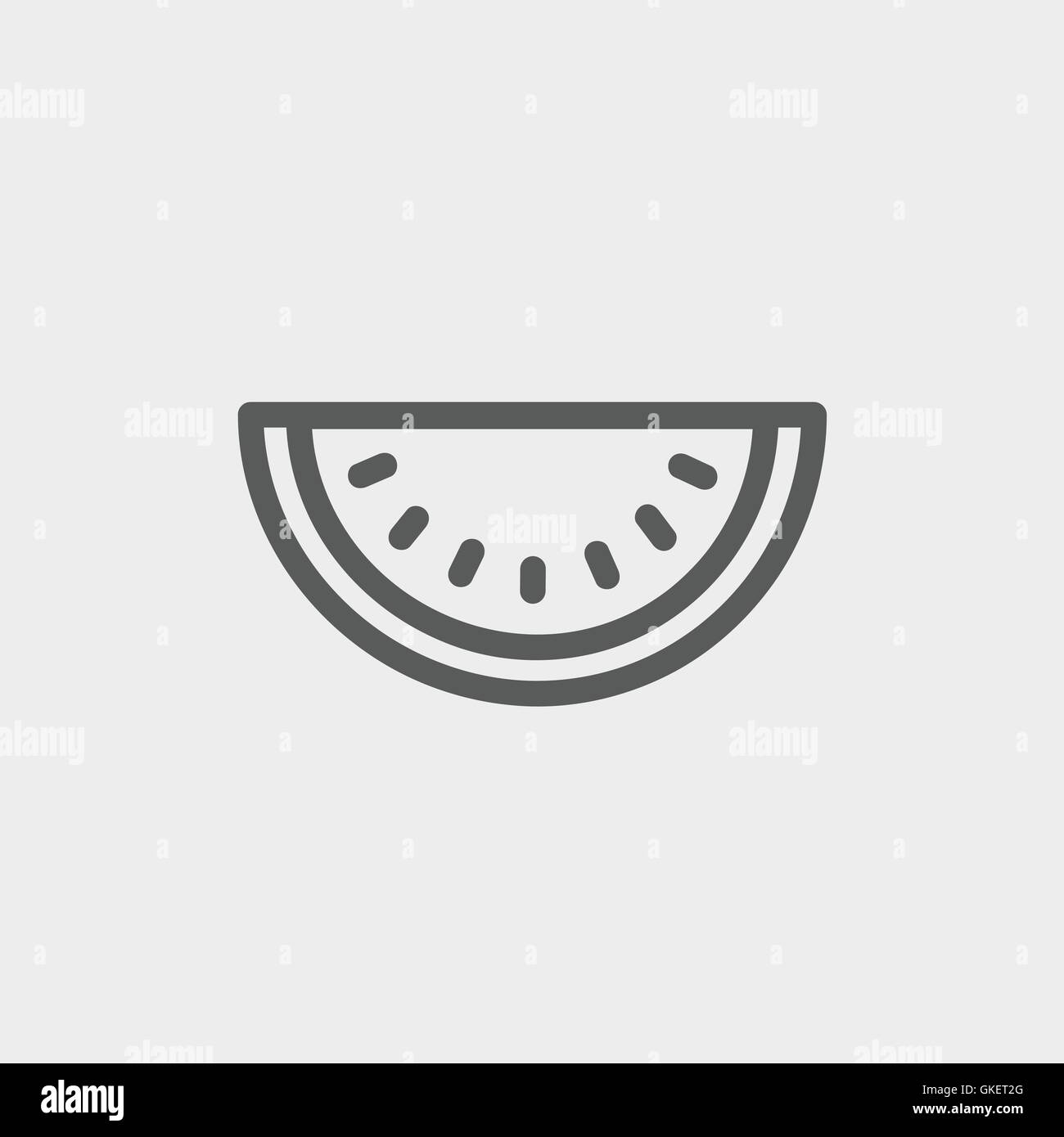 Slice fresh green ripe Black and White Stock Photos & Images - Alamy