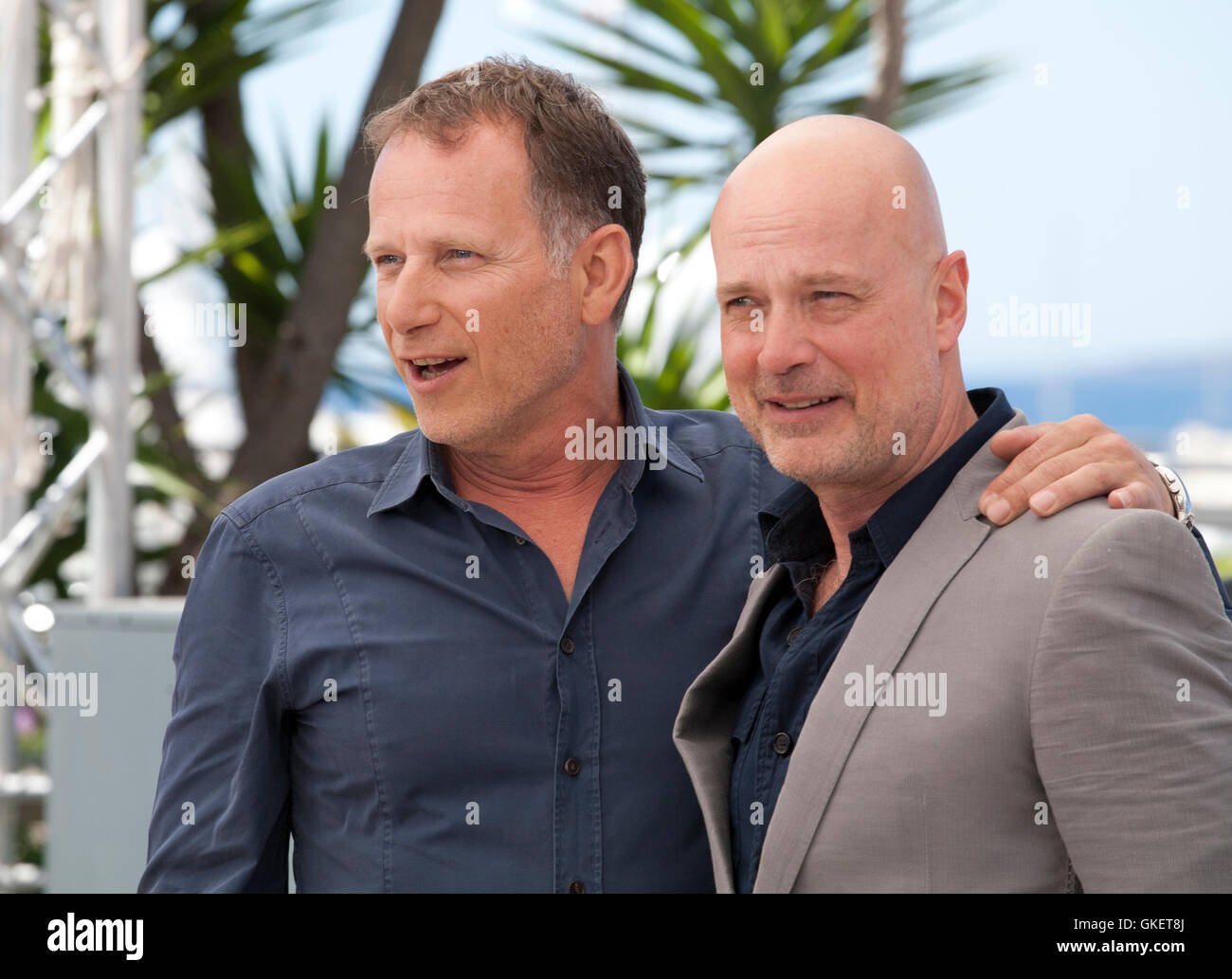 Charles Berling and Christian Berkel at the Elle film photo call at the ...