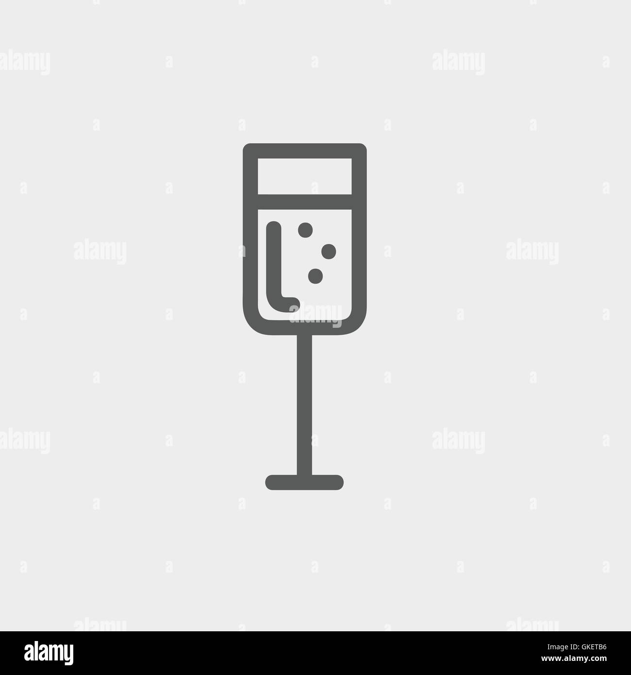 Icon glass beverage Black and White Stock Photos & Images - Alamy