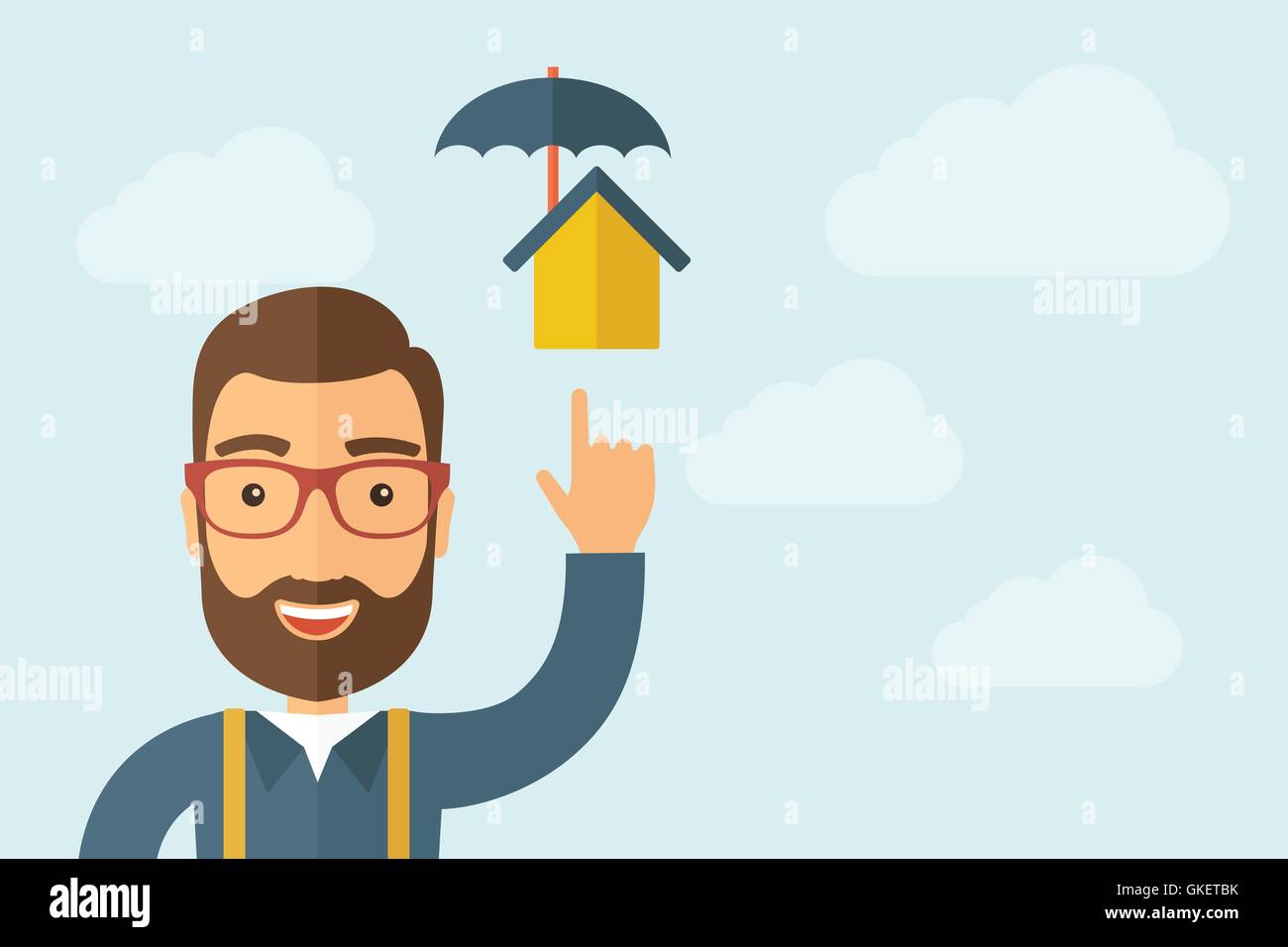 Umbrella cover icon Stock Vector Images - Alamy