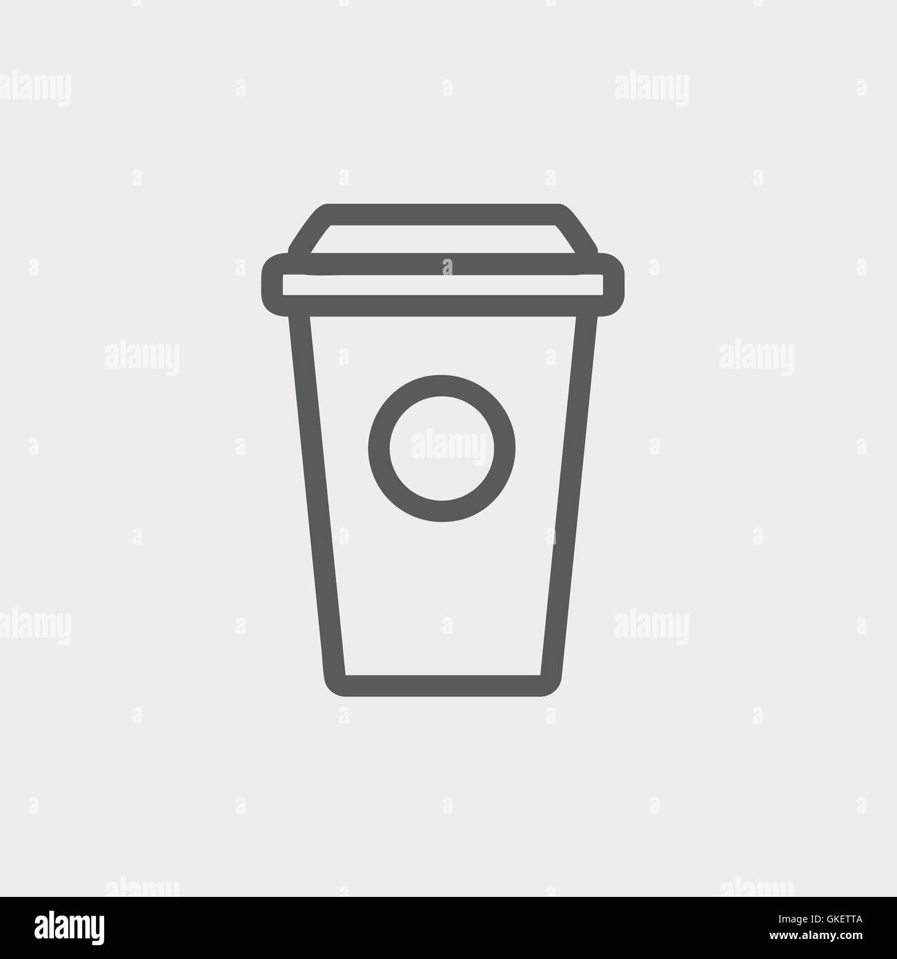 Takeaway hot coffee cup Stock Vector Images - Alamy