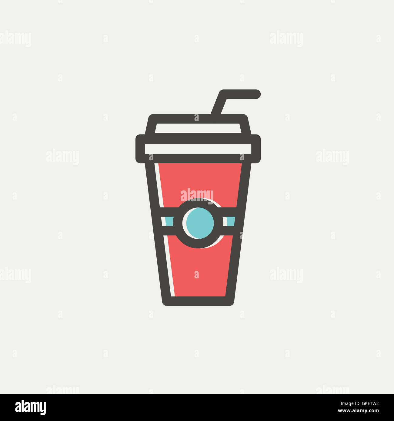 Soda beverage drink cup Stock Vector Images - Alamy