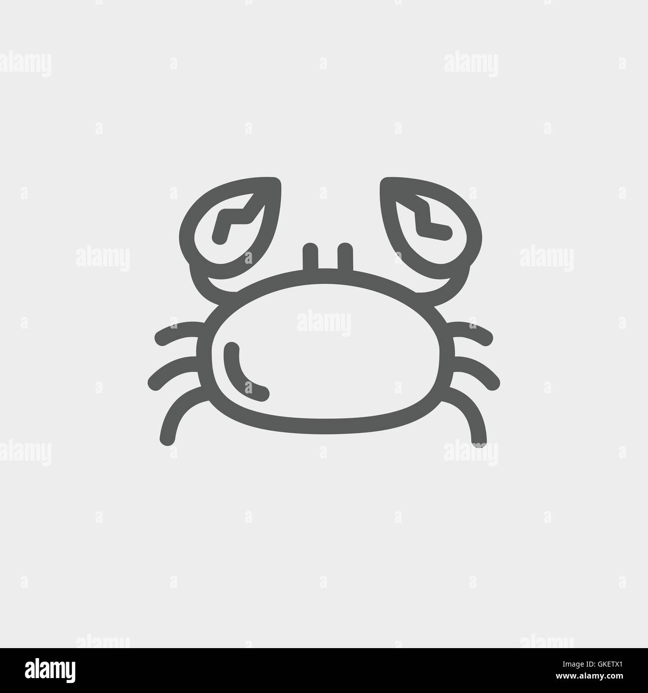 Seashell line icon animal Stock Vector Images - Alamy