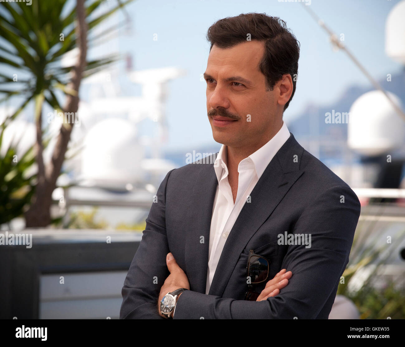 Actor Laurent Lafitte at the Elle film photo call at the 69th Cannes ...