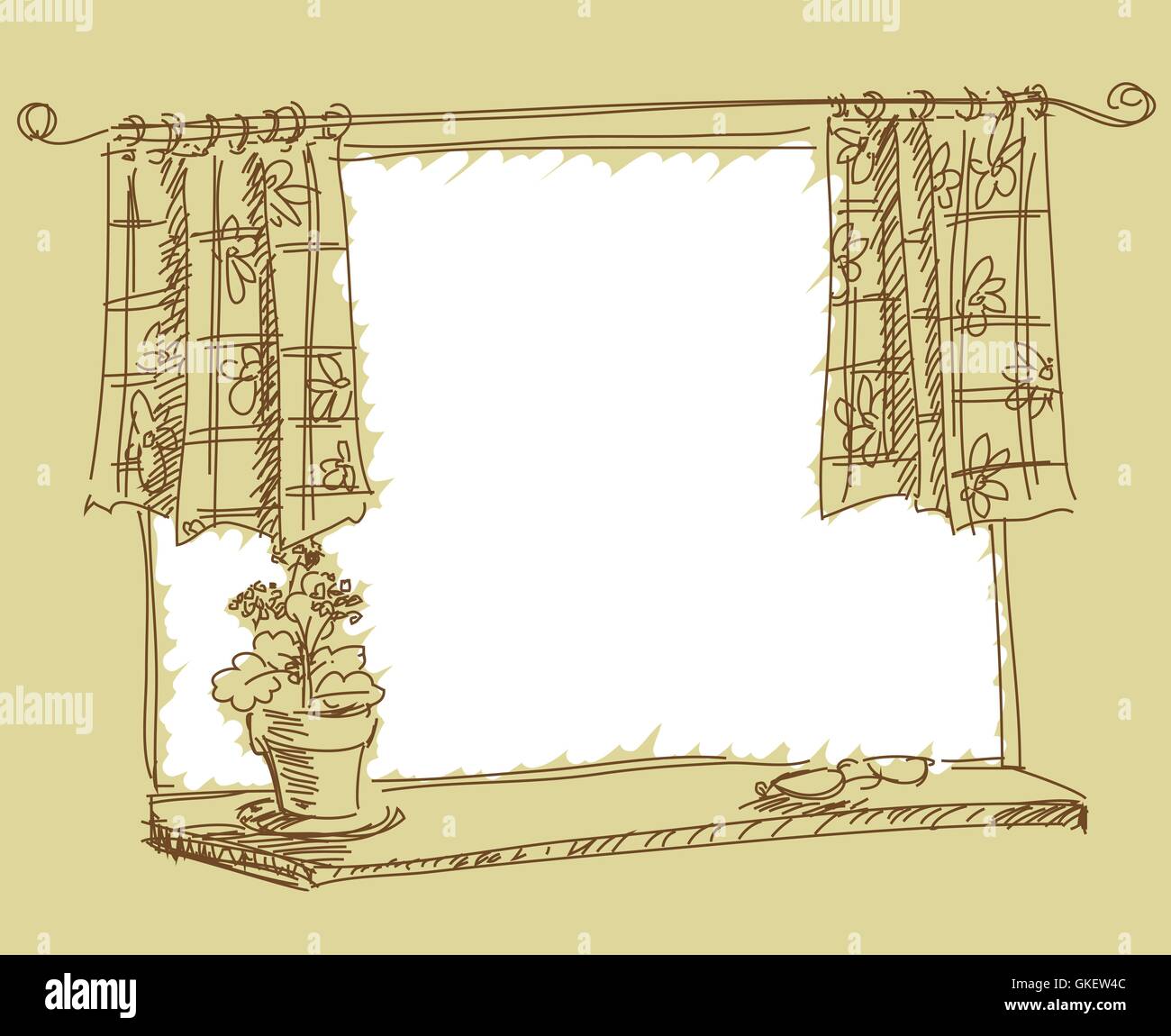 Decor window Stock Vector Images - Alamy