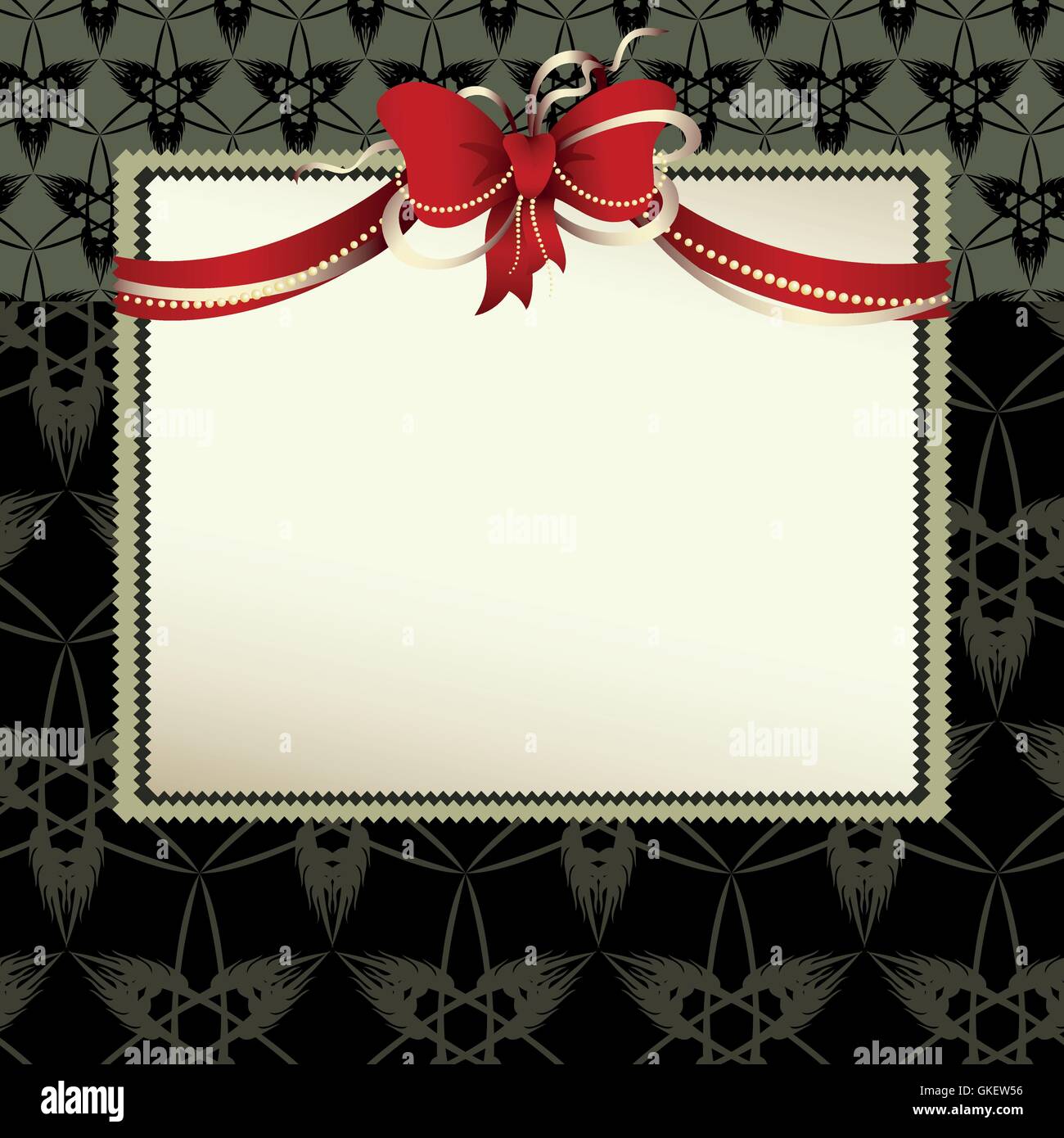 Black white color bow Stock Vector Images - Alamy