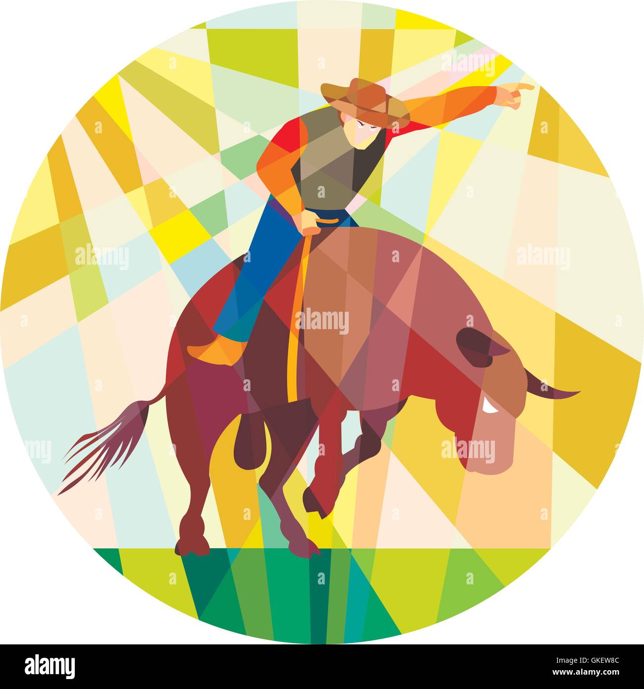 Cowboy pointing Stock Vector Images - Alamy