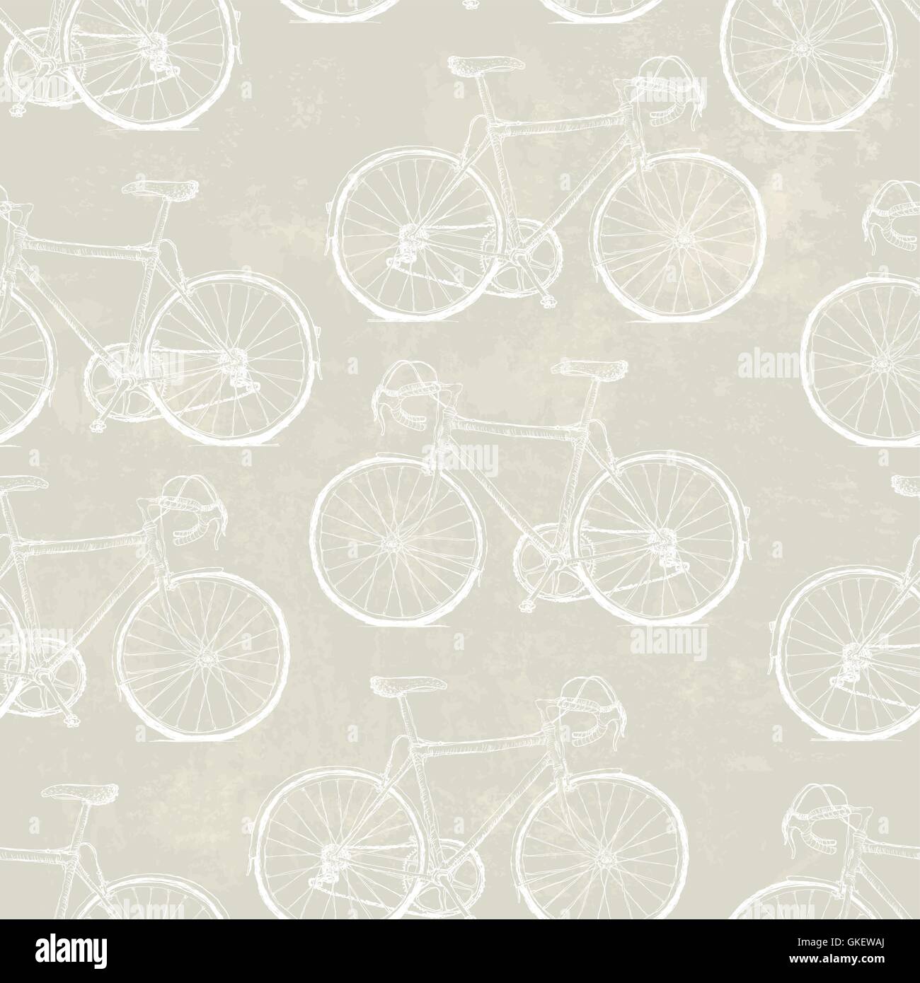Seamless bike pattern hi-res stock photography and images - Alamy