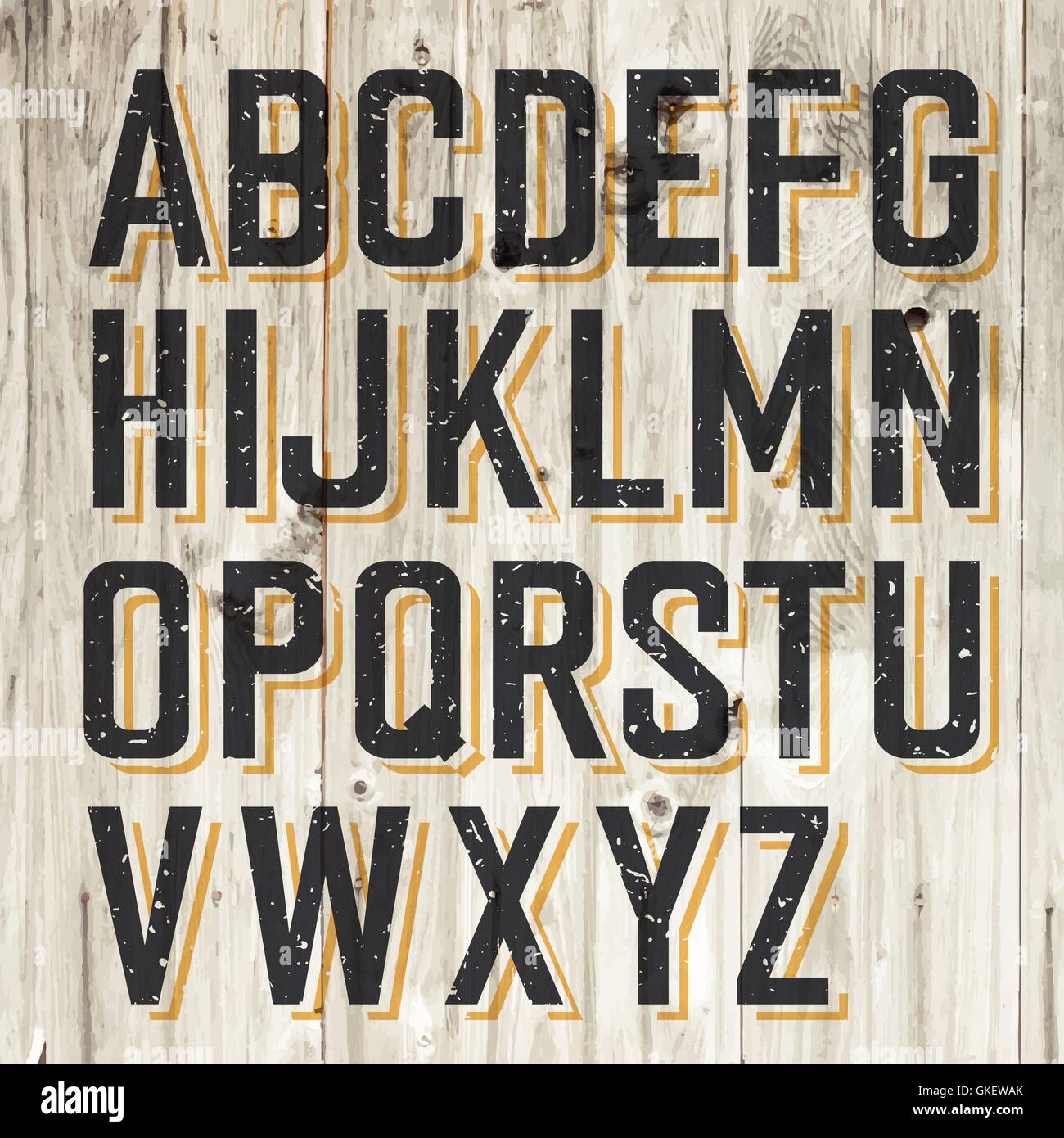 Alphabet school wall Stock Vector Images - Alamy