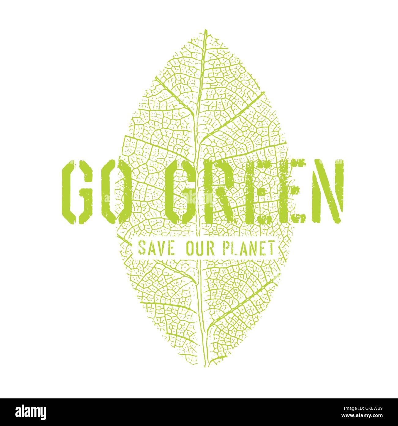 Go green poster hi-res stock photography and images - Alamy