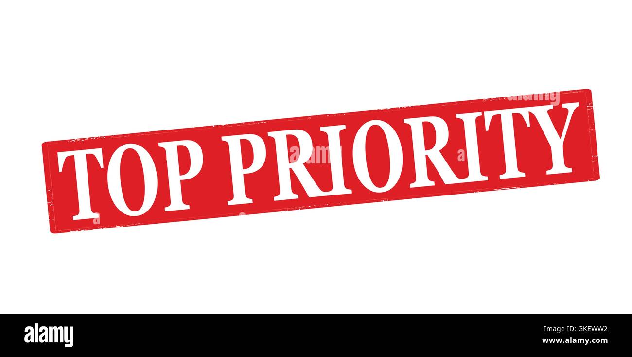 Rubber Stamp Top Priority High Resolution Stock Photography and Images ...