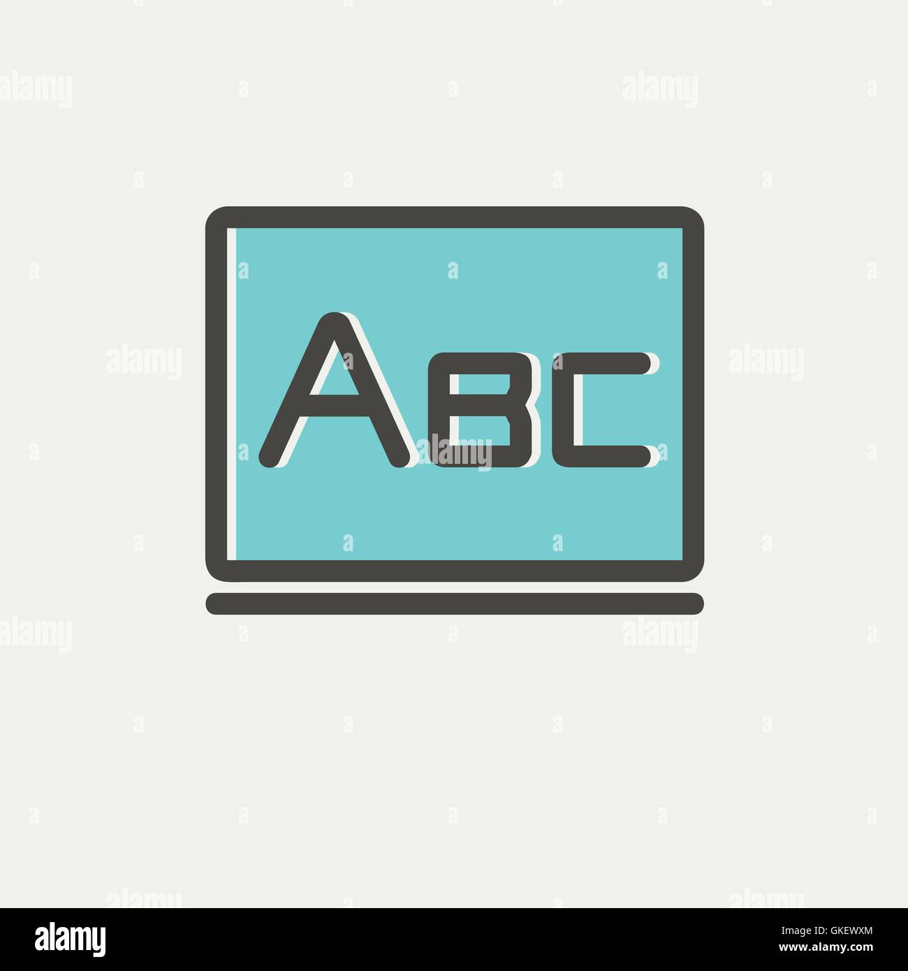 Big alphabet letters Stock Vector Images - Alamy