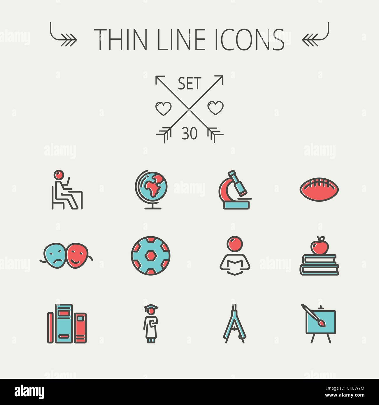 Laptop school notes Stock Vector Images - Alamy