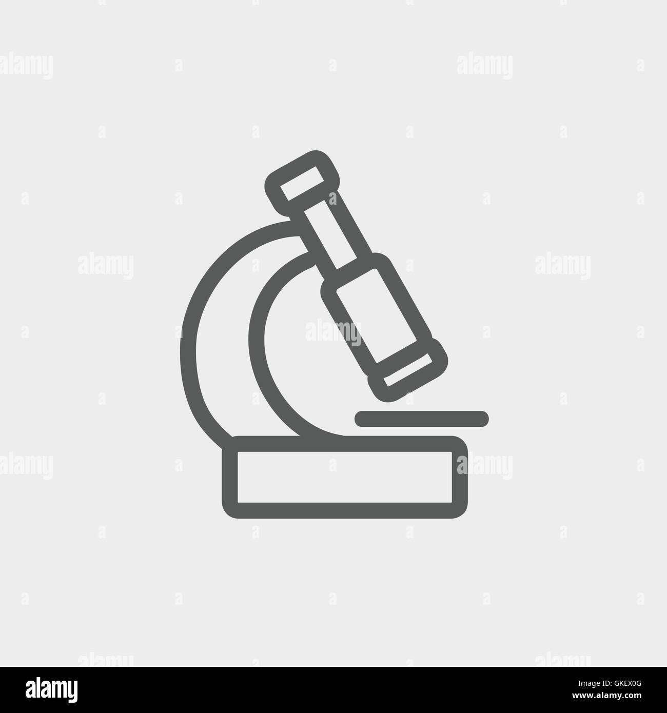 Microscope microscopy Stock Vector Images - Alamy
