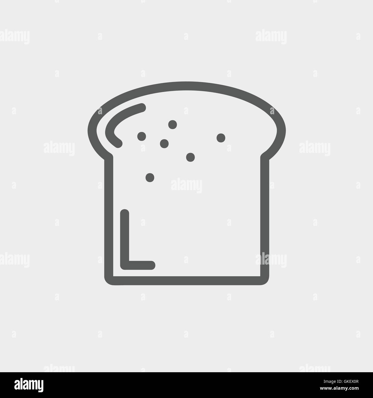 Slice of bread Black and White Stock Photos & Images - Alamy