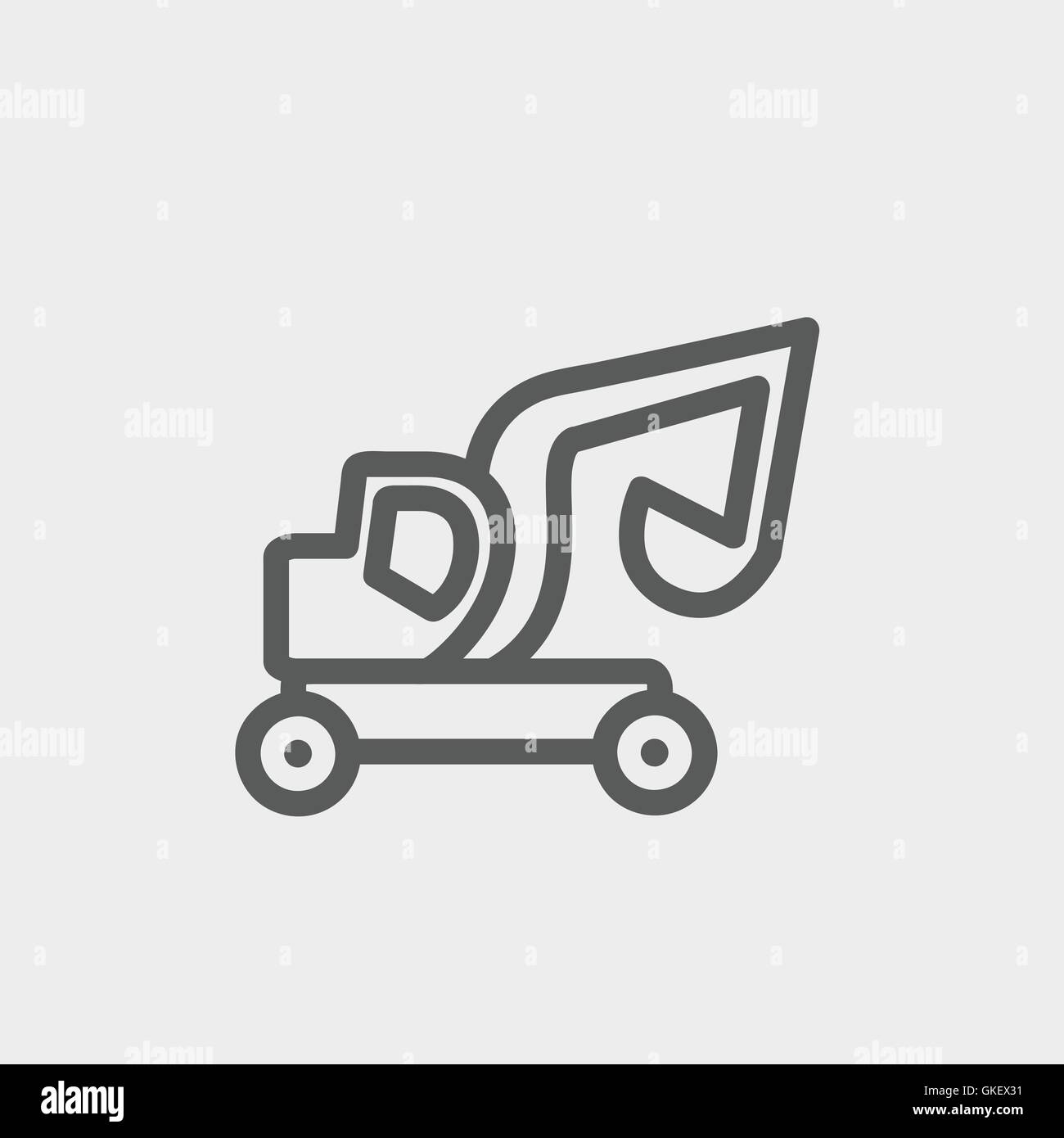 Mine excavator work Stock Vector Images - Alamy