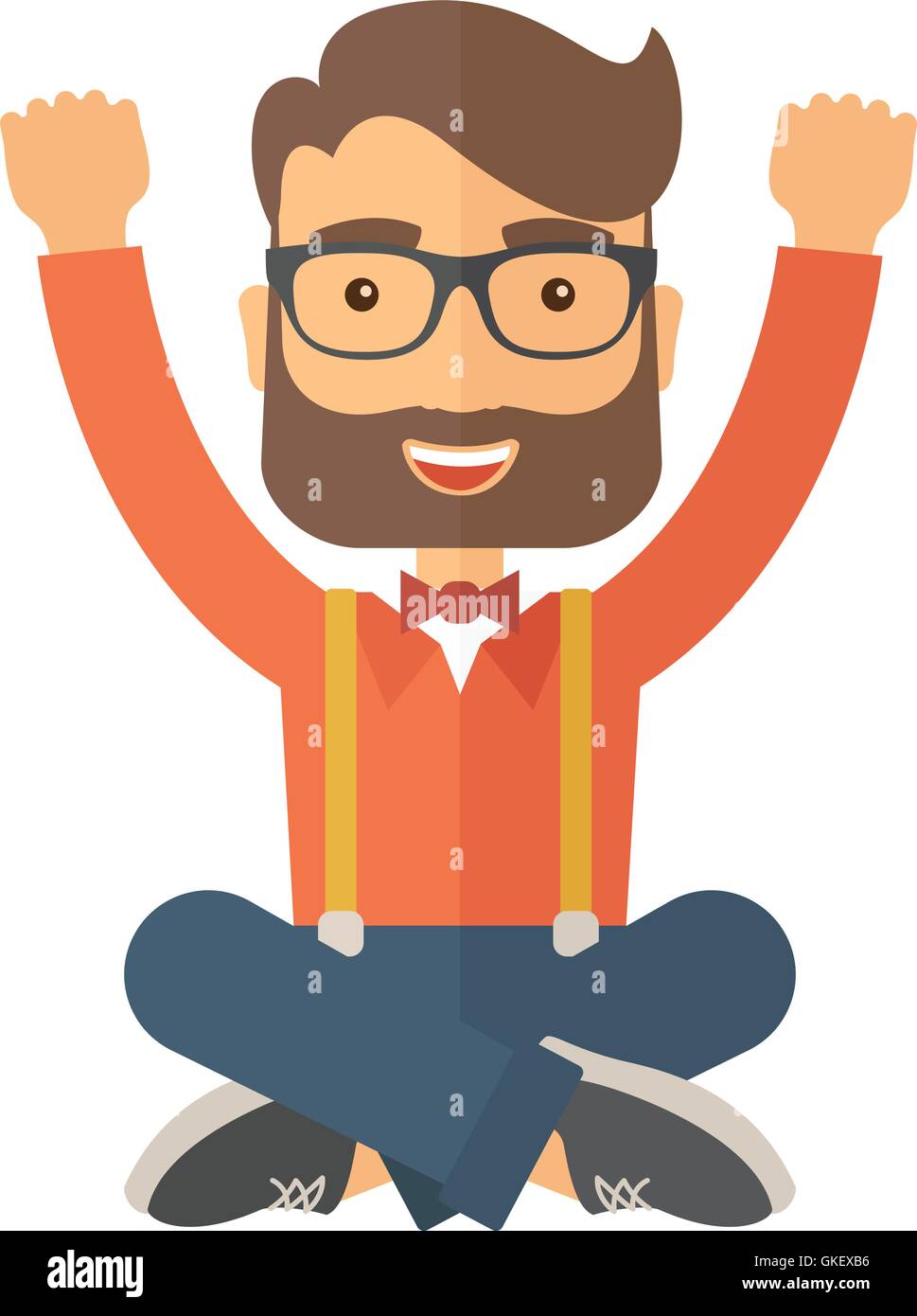 Man laughing clip art hi-res stock photography and images - Alamy