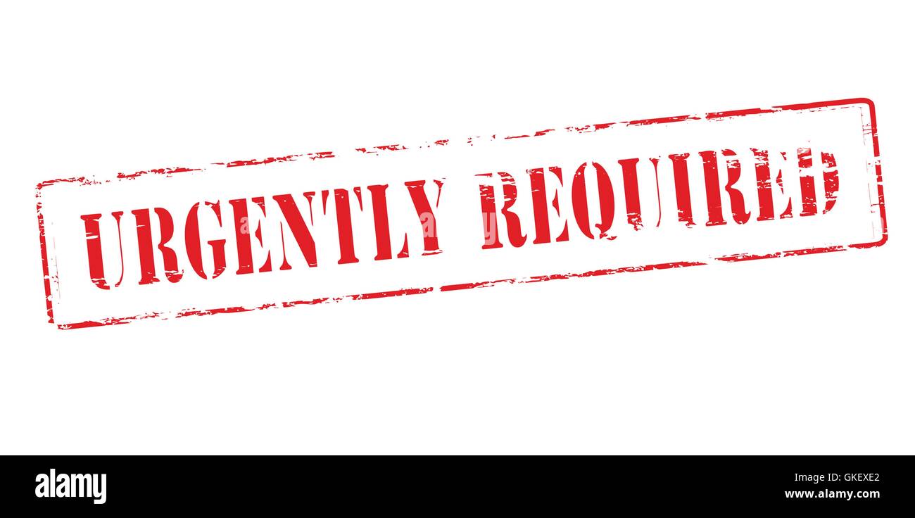 Urgently needed Stock Vector Images - Alamy