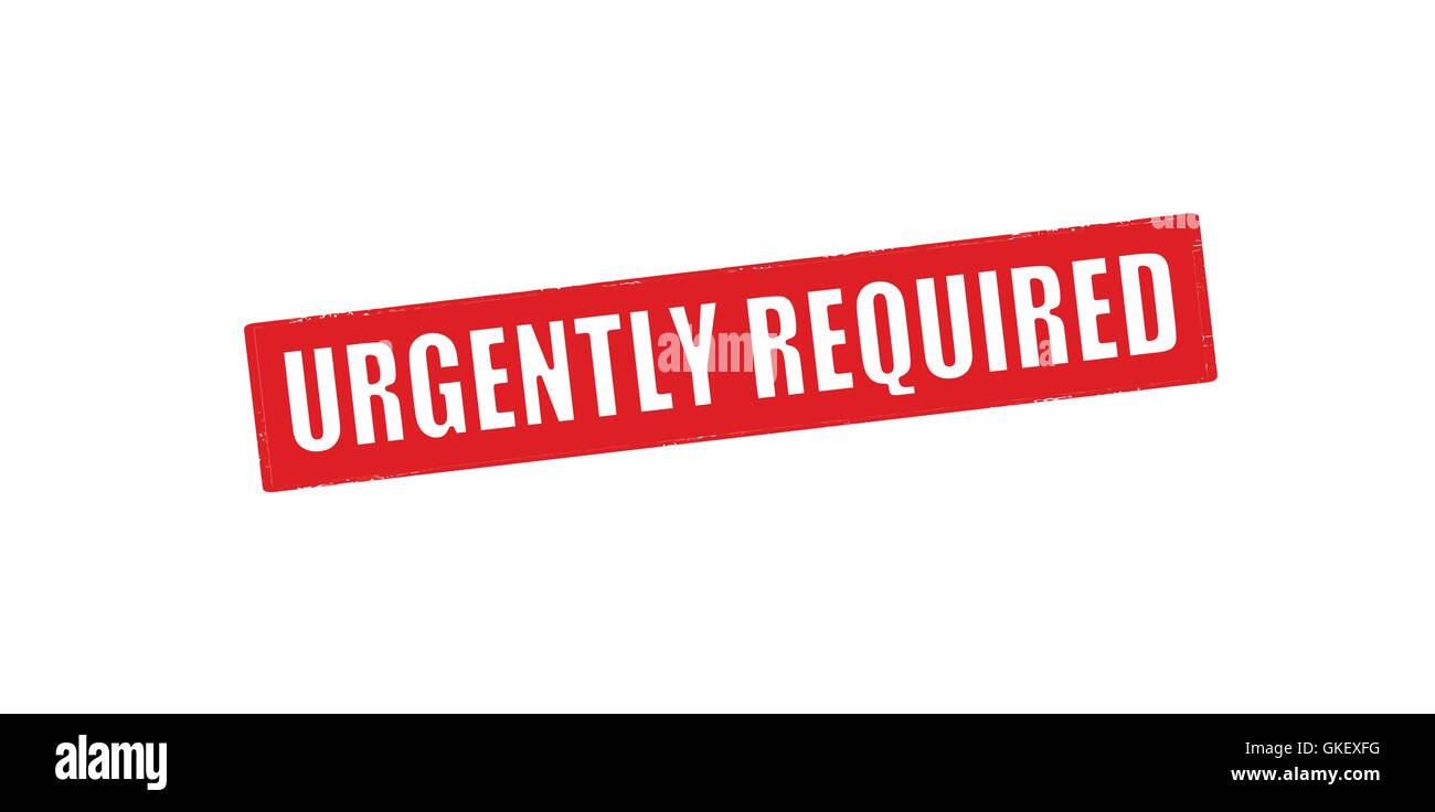 Urgently needed Stock Vector Images - Alamy