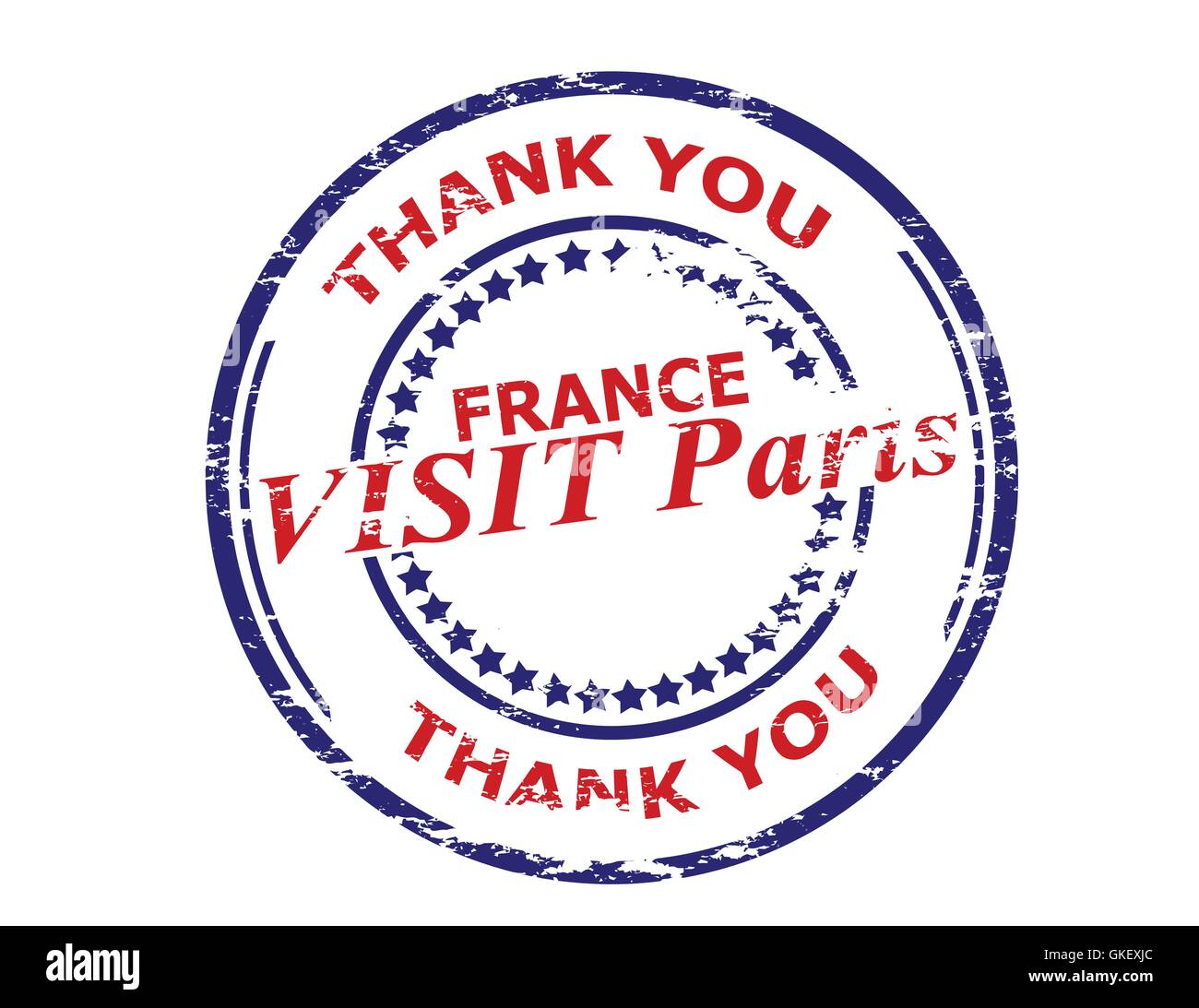 Visit Paris France Stock Vector Image & Art - Alamy