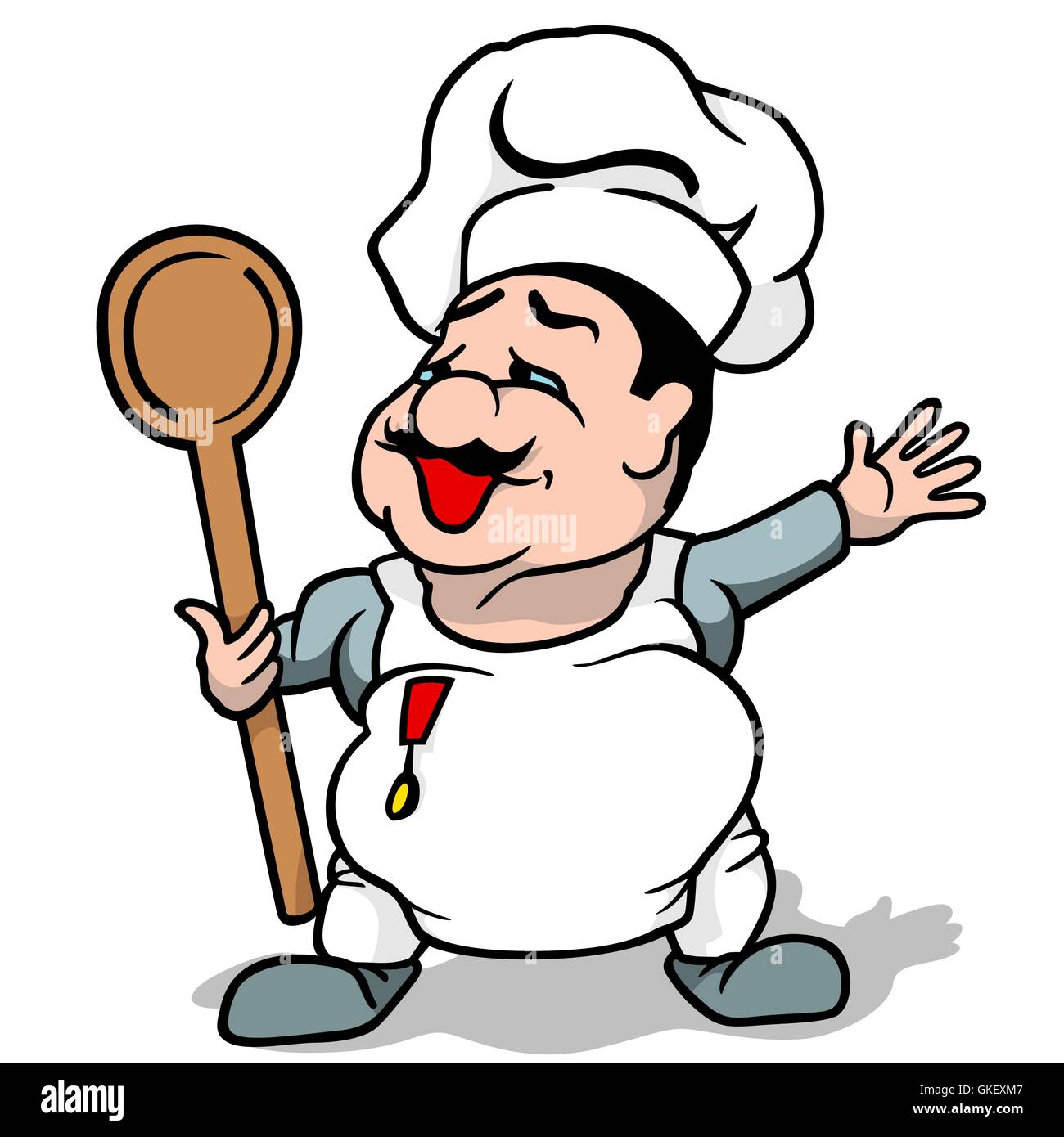 Hand stirring food Stock Vector Images - Alamy