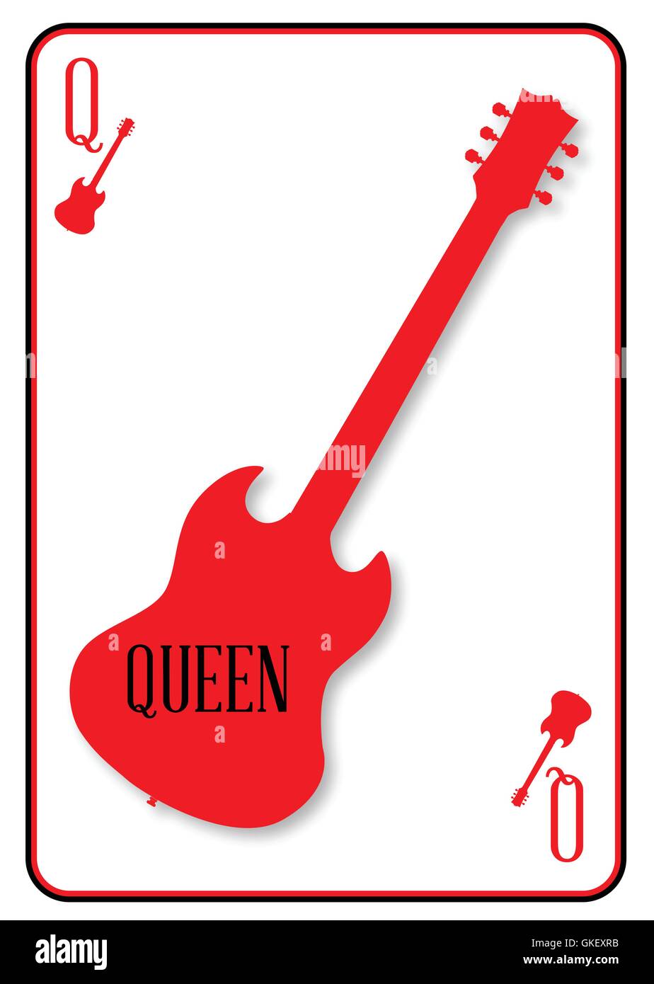 Queen card hi-res stock photography and images - Alamy