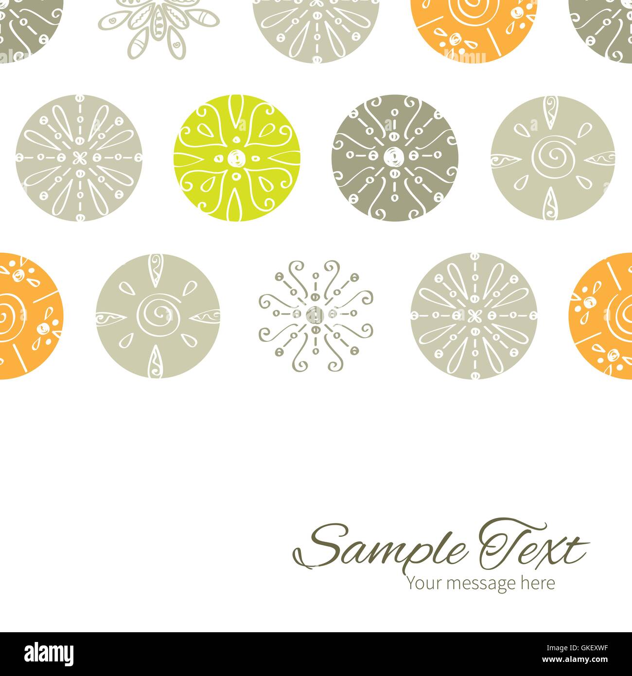 Polka Dot Border Card