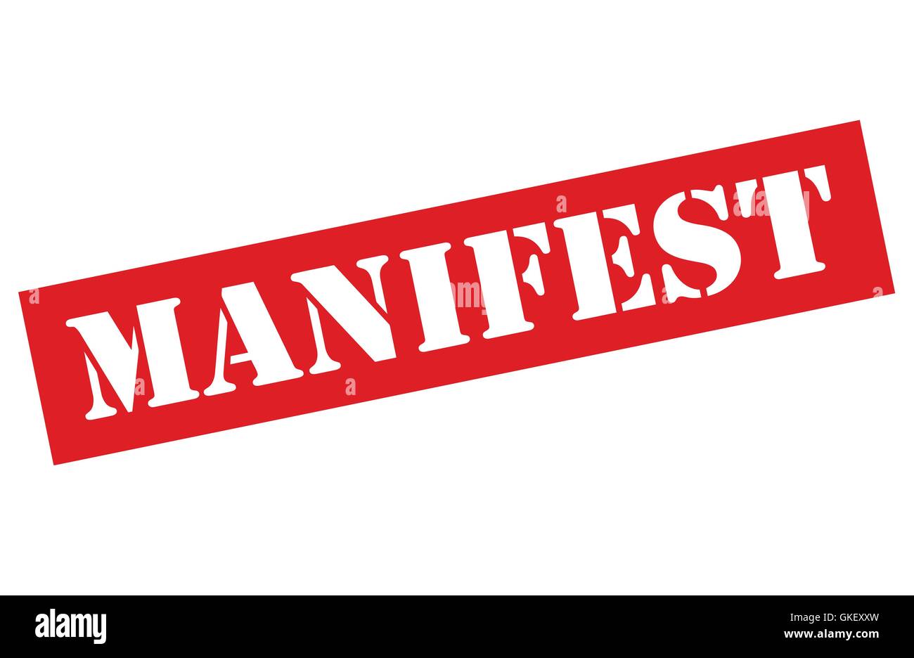 Manifest Stock Vector Images - Alamy