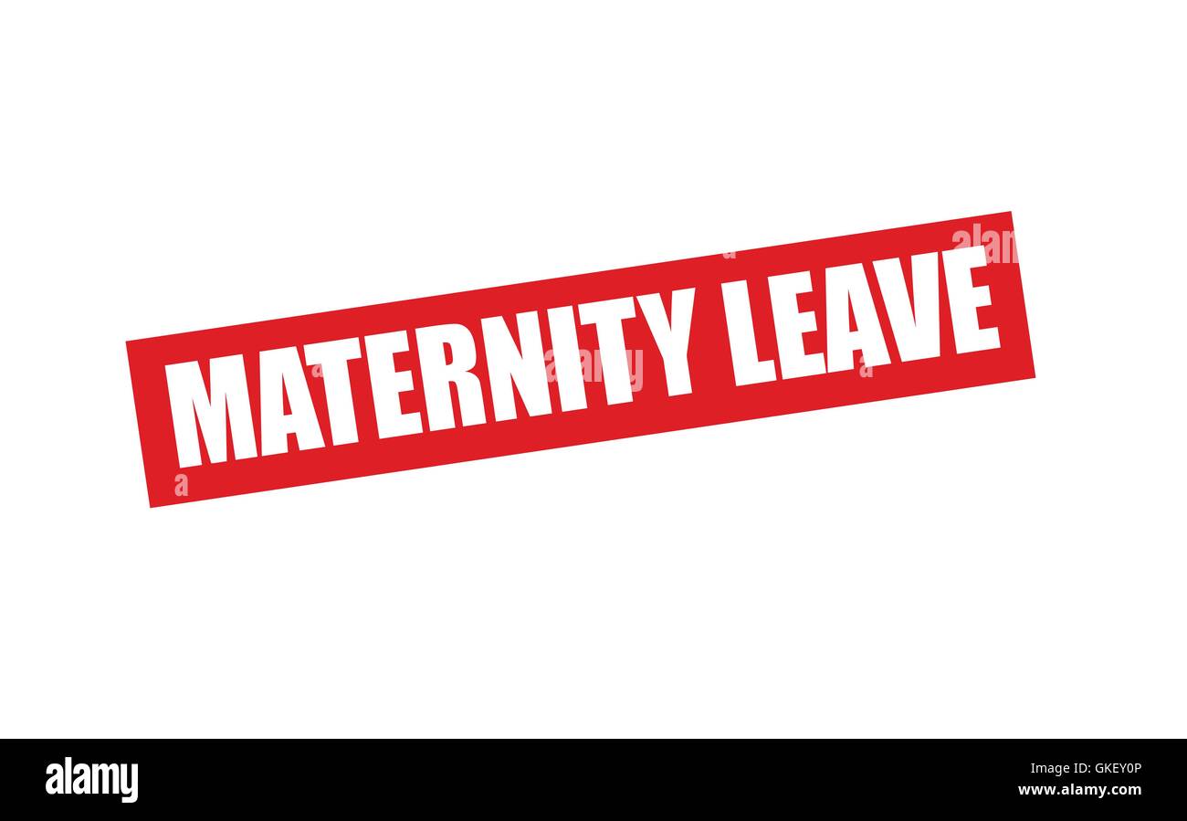 Maternity leave stamp Stock Vector Images - Alamy