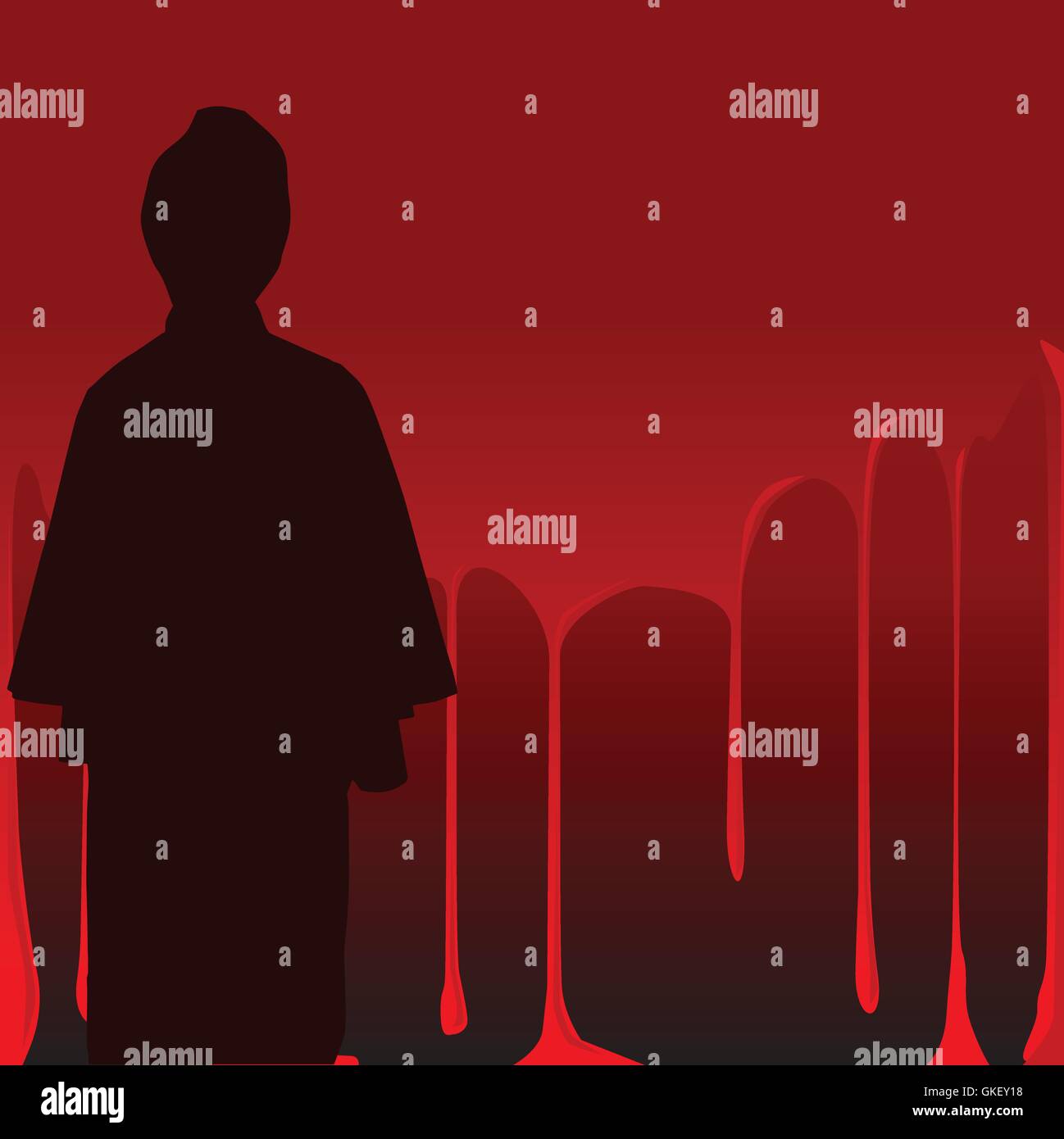 Monk running Stock Vector Images - Alamy
