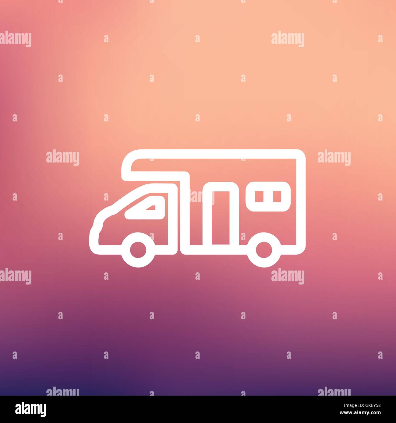 Truck and camper Stock Vector Images - Alamy