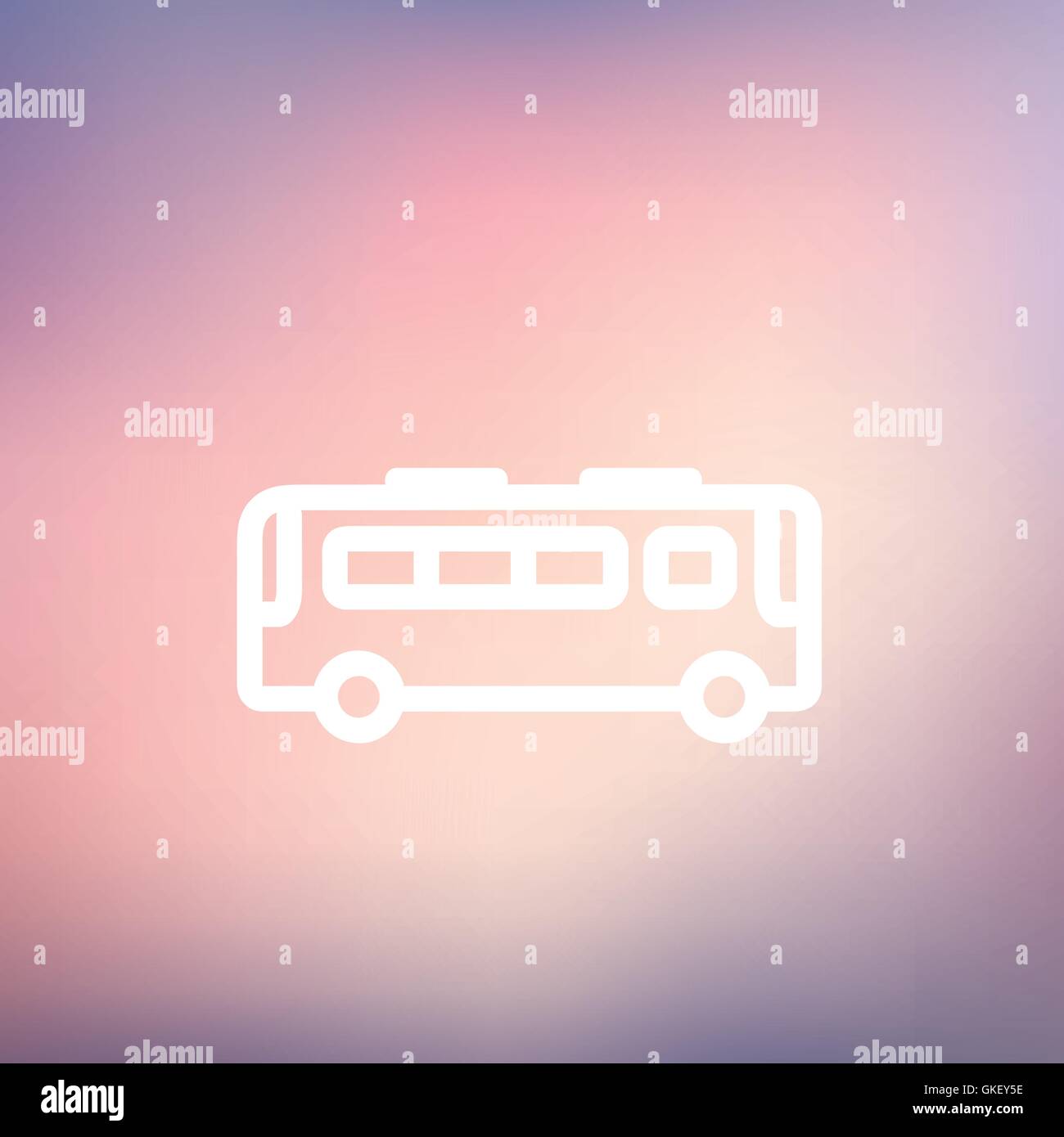 Bus stationary Stock Vector Images - Alamy