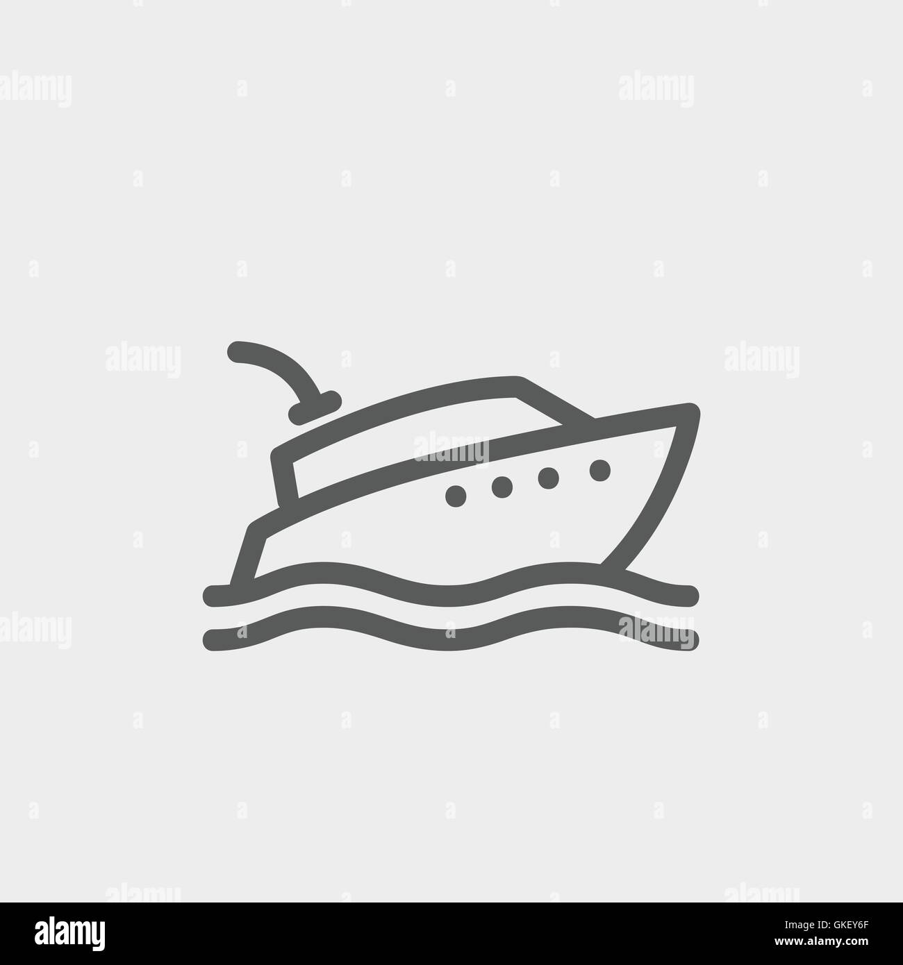 Luxury motor yacht Black and White Stock Photos & Images - Alamy