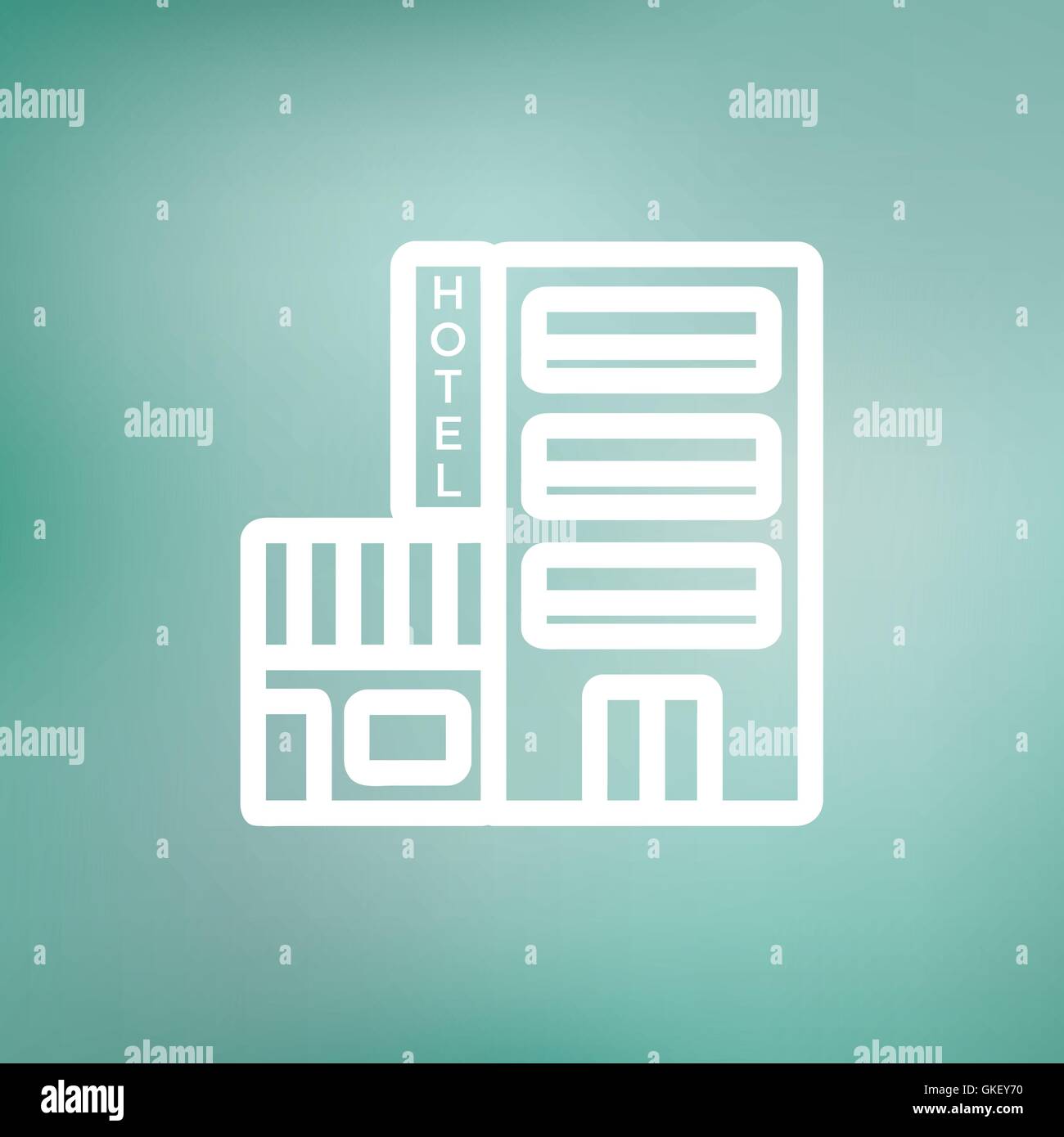 Buildings of the luxury hotel Stock Vector Images - Alamy