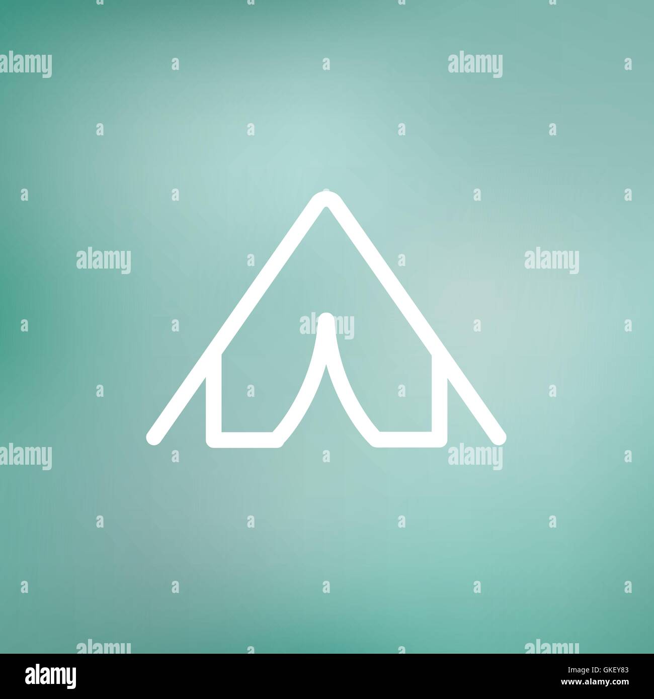 Dome tent icon hi-res stock photography and images - Alamy