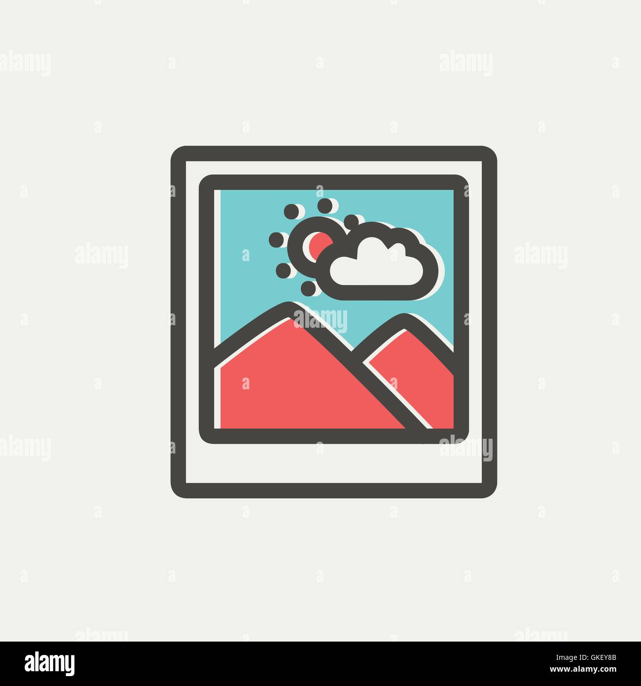 Thin gold border Stock Vector Images - Alamy