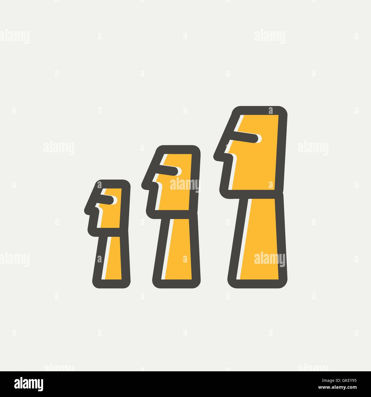 Easter island landmark Stock Vector Images - Alamy