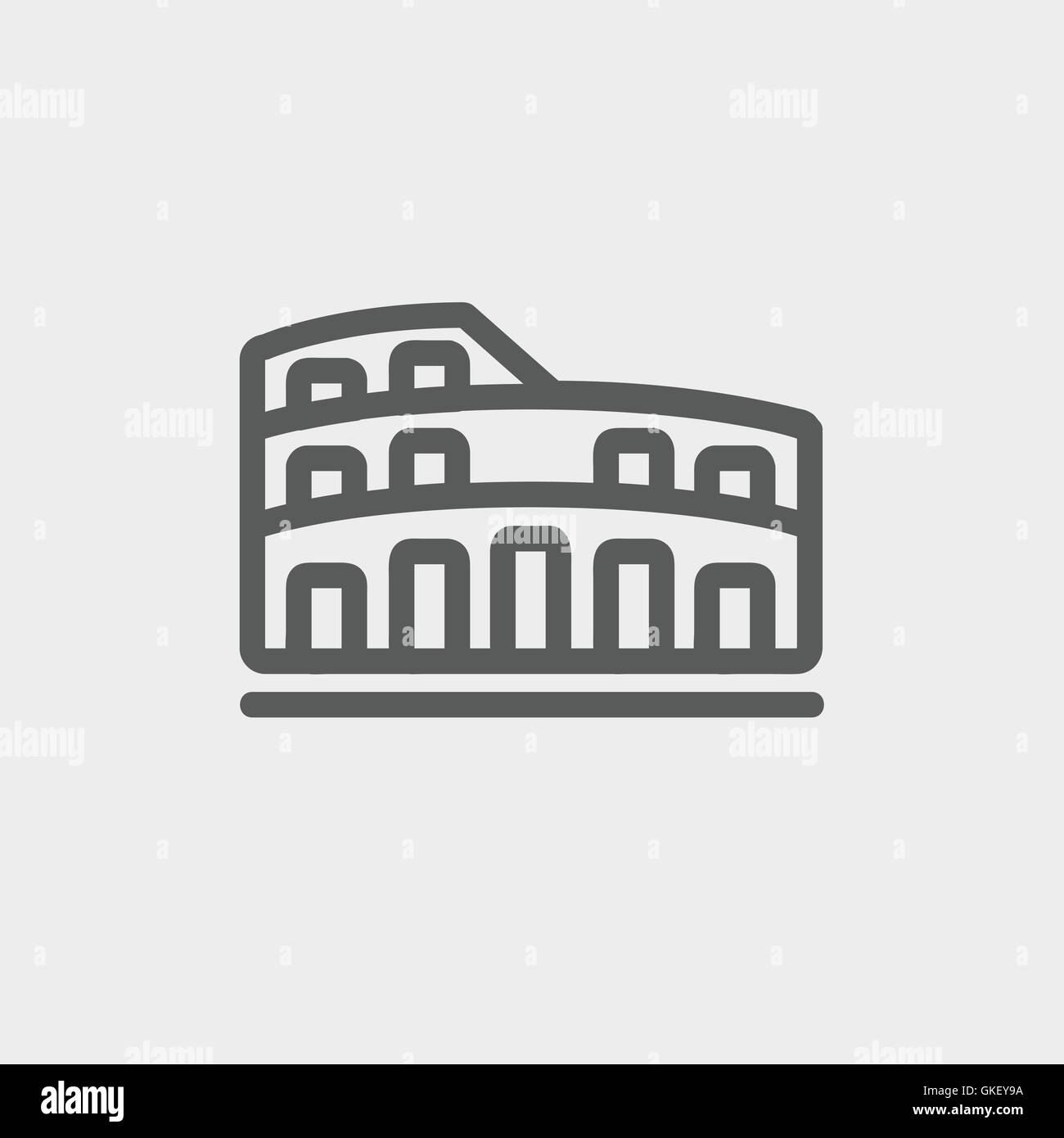 Coliseum architecture Stock Vector Images - Alamy